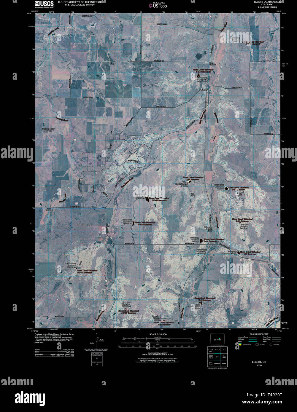 Elbert map hi-res stock photography and images - Alamy