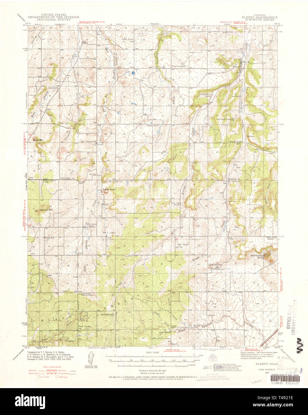 Elbert map hi-res stock photography and images - Alamy