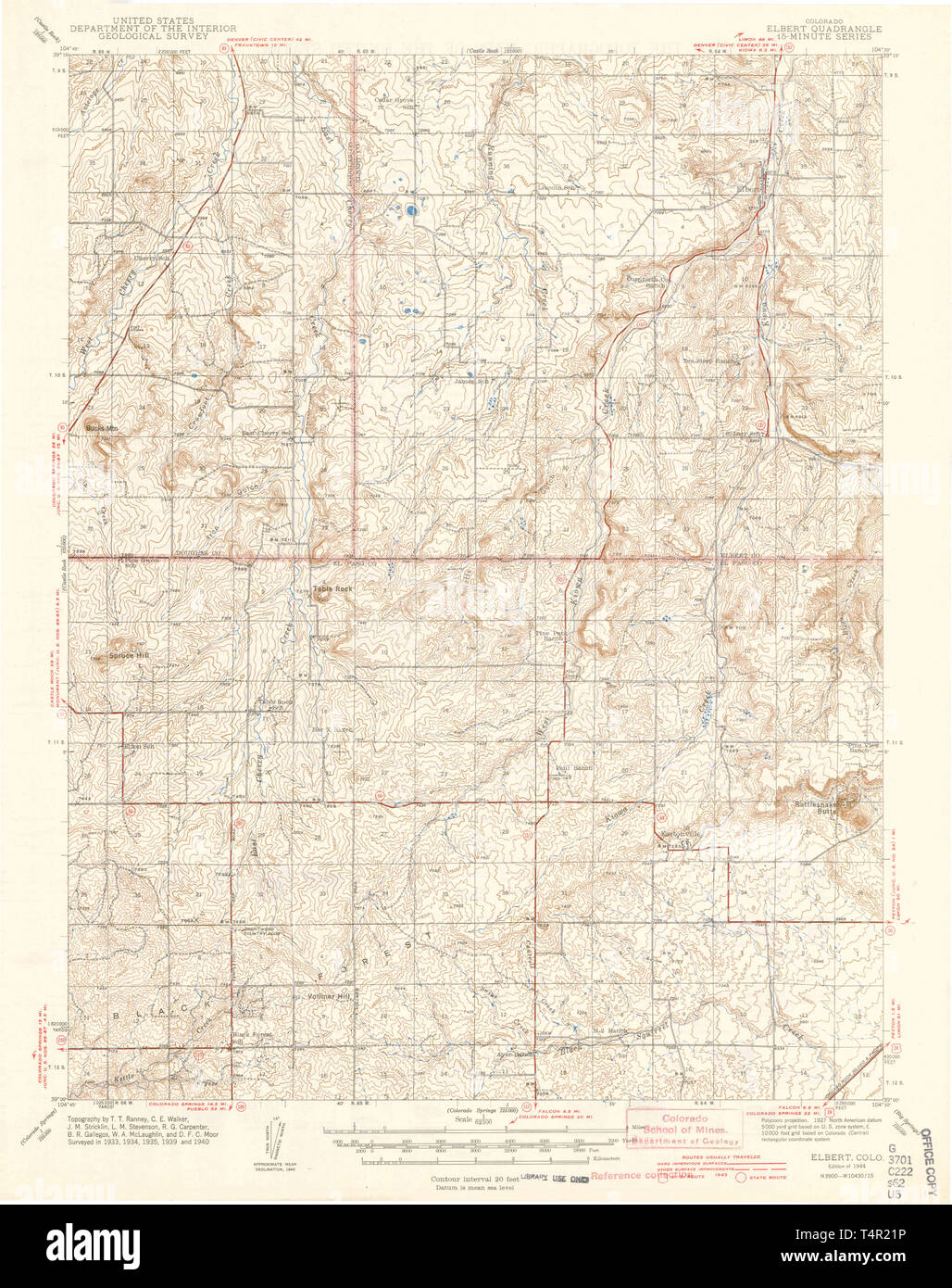Elbert map hi-res stock photography and images - Alamy