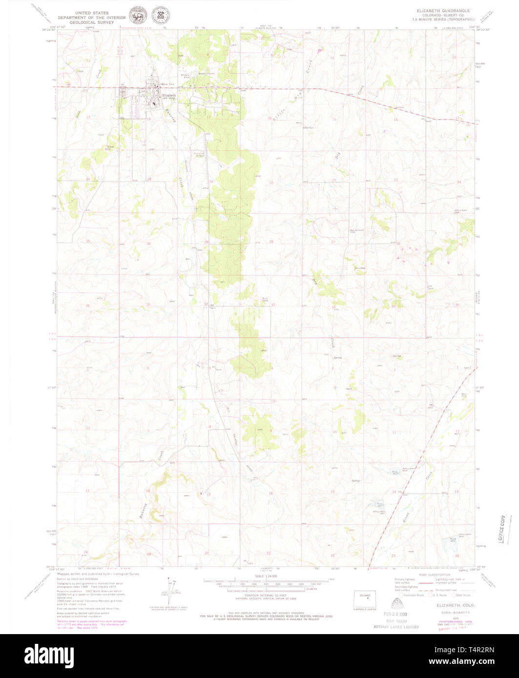 Map of elizabeth Cut Out Stock Images & Pictures - Alamy