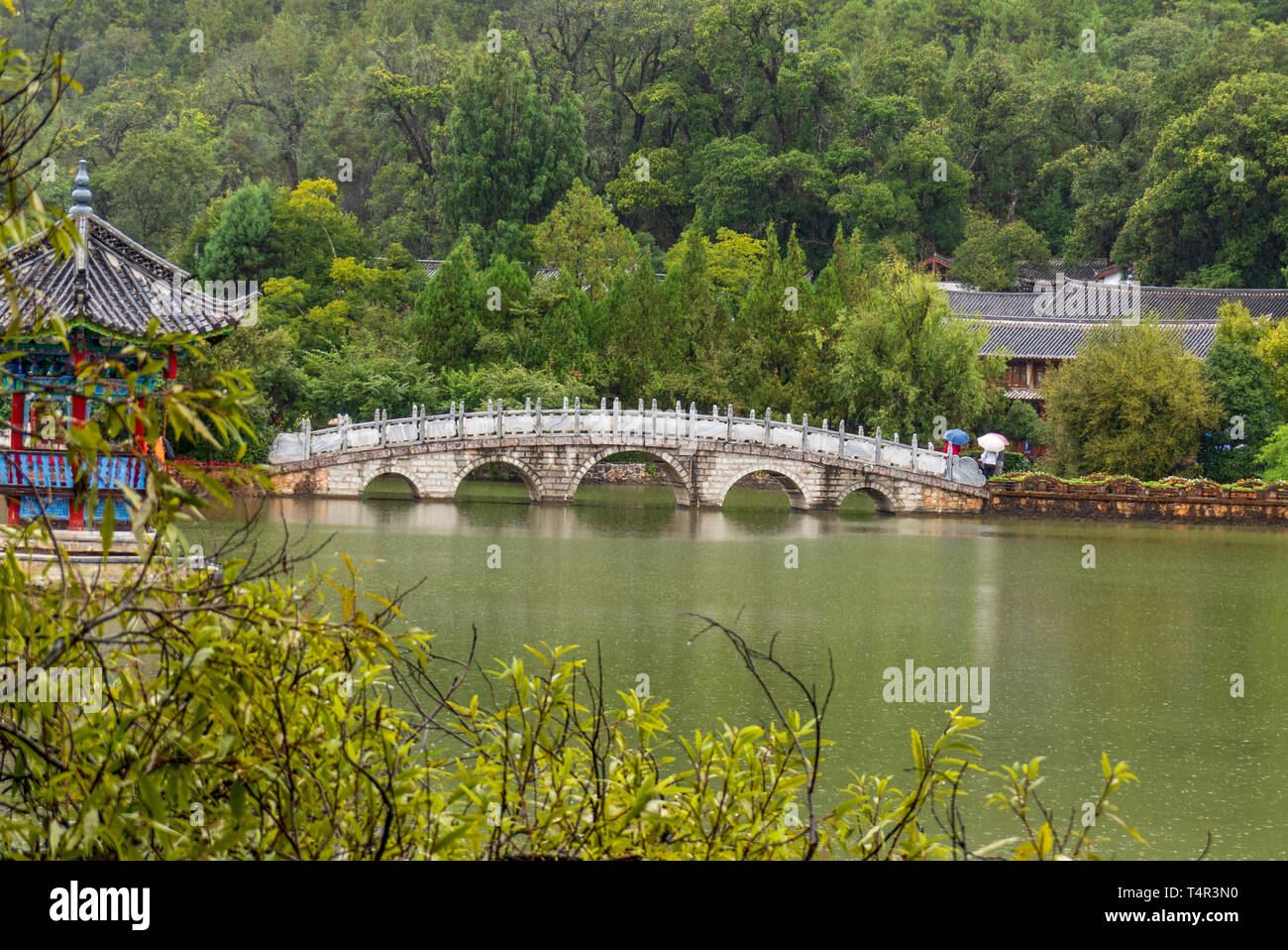 Black Dragon Pool in Lijiang, Yunnan Province, China Stock Photo - Alamy