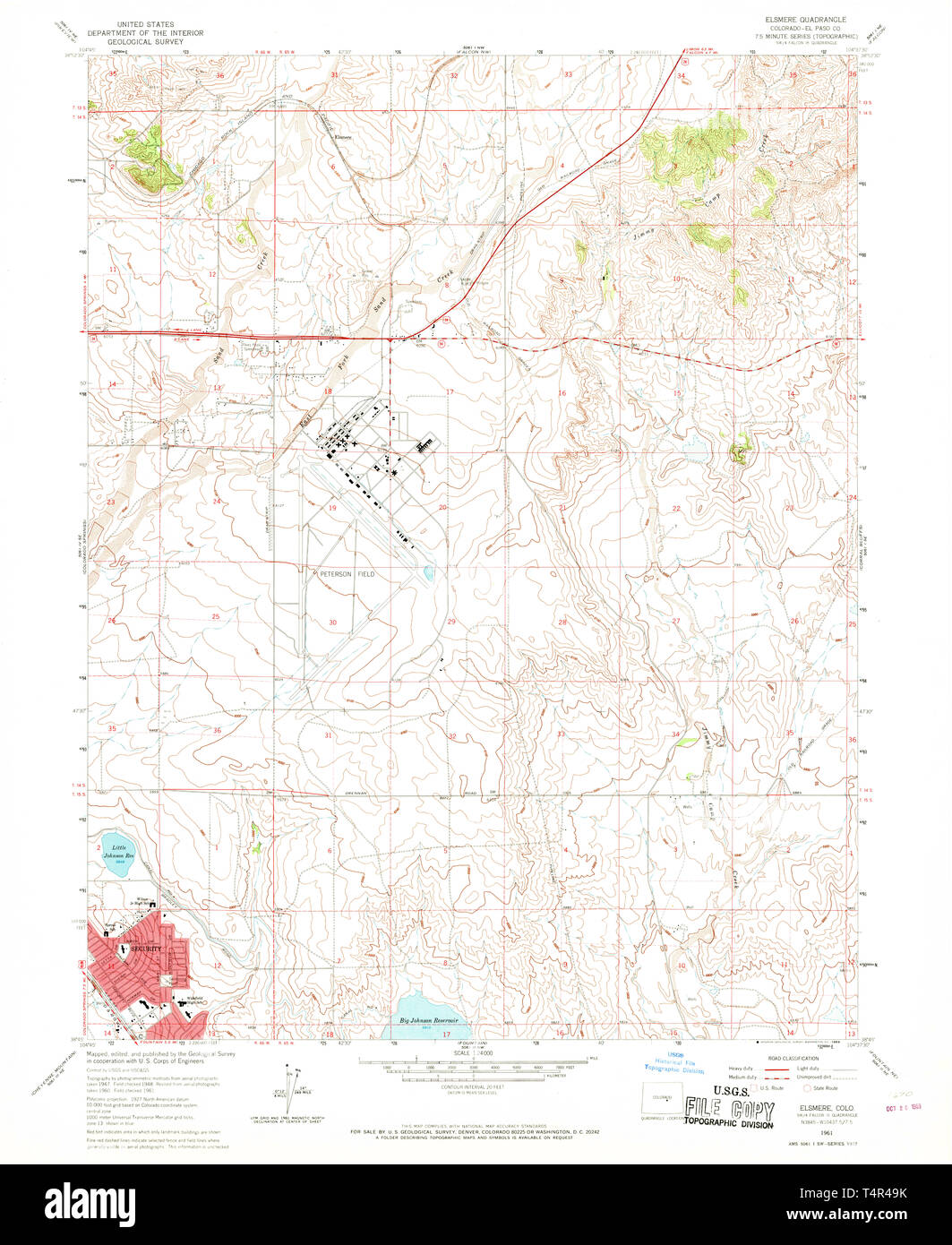 Elsmere map hi-res stock photography and images - Alamy