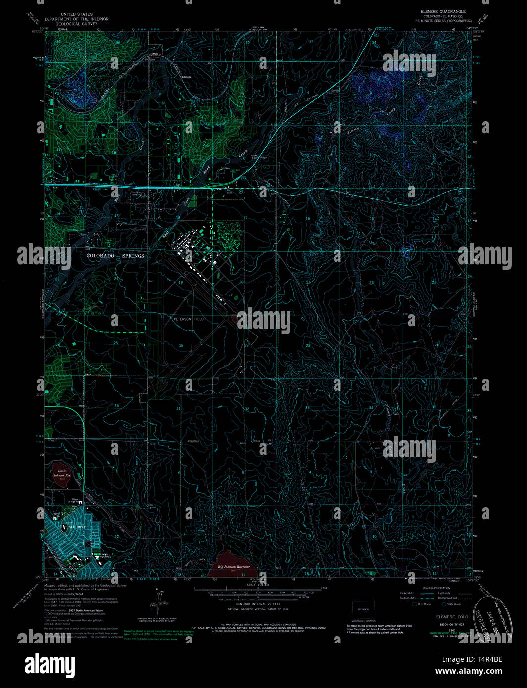 Map of elsmere hi-res stock photography and images - Alamy