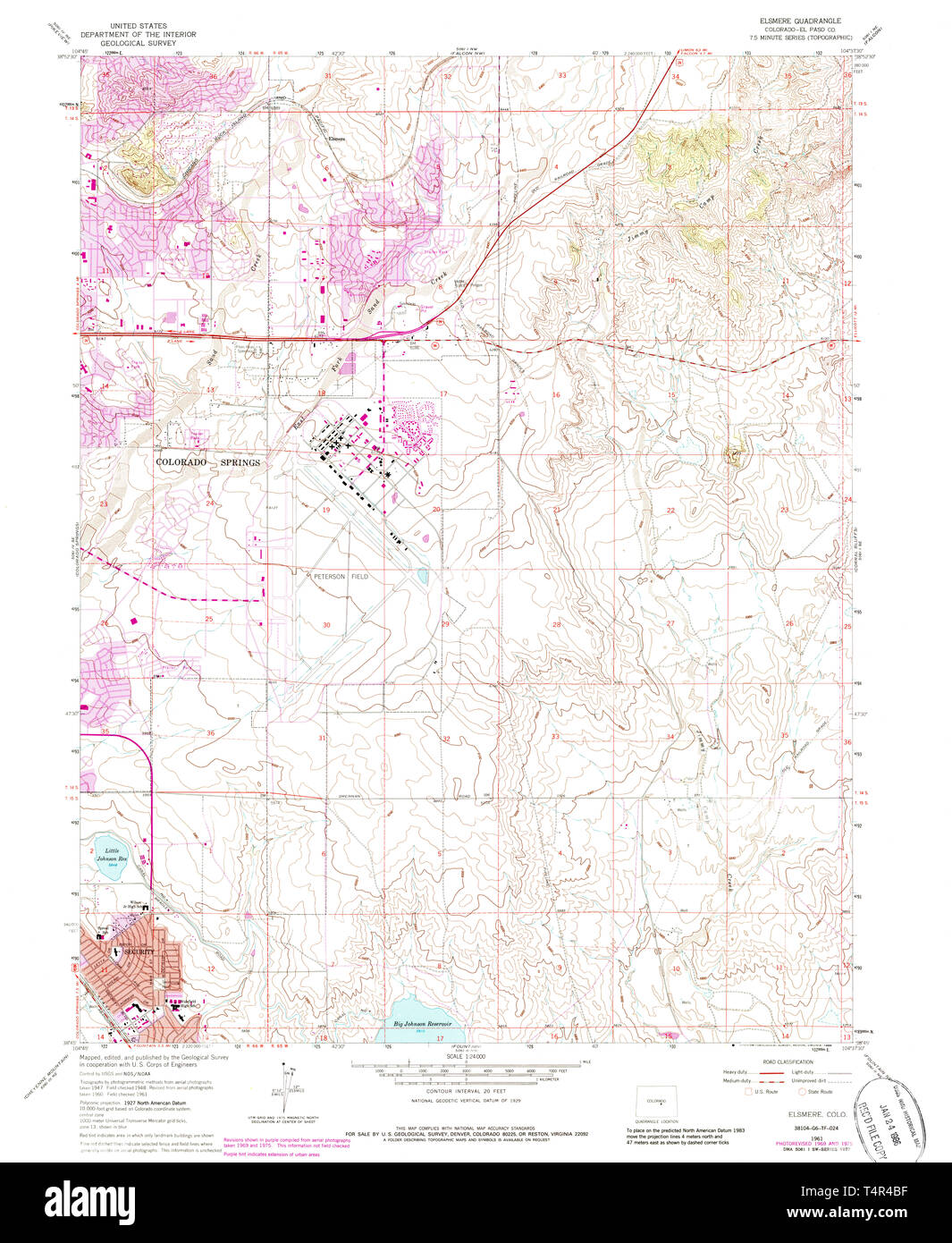 Map of elsmere hi-res stock photography and images - Alamy