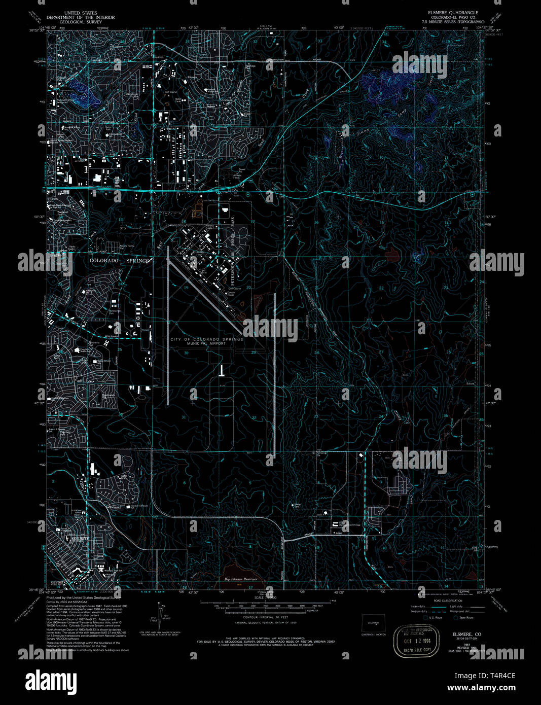 Map of elsmere hi-res stock photography and images - Alamy