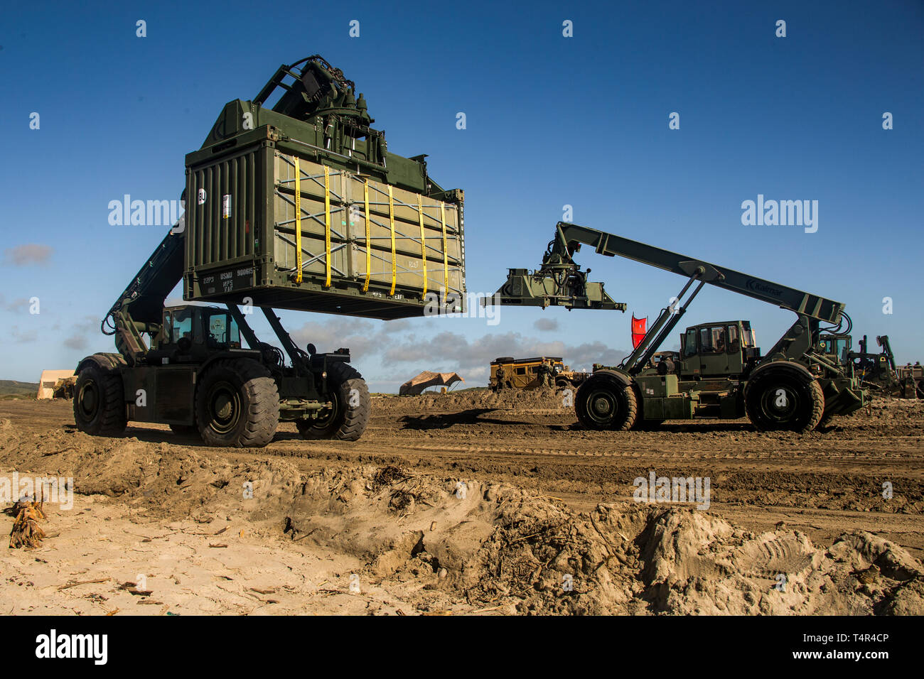 U.S. Marines with 1st Transportation Support Battalion, 1st Marine ...