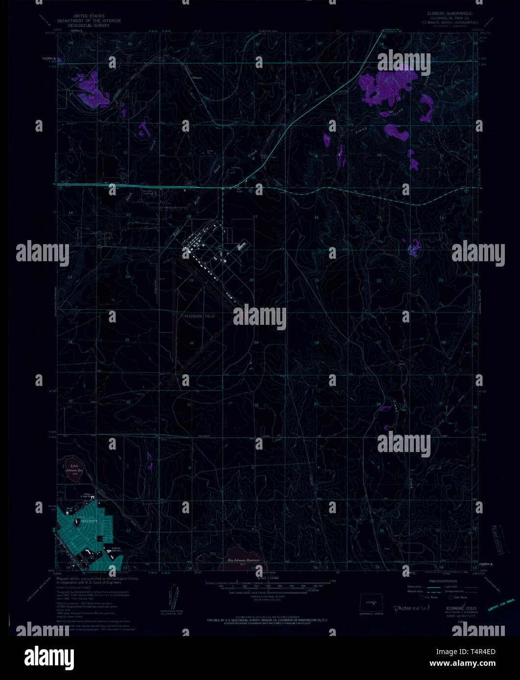 Elsmere map hi-res stock photography and images - Alamy