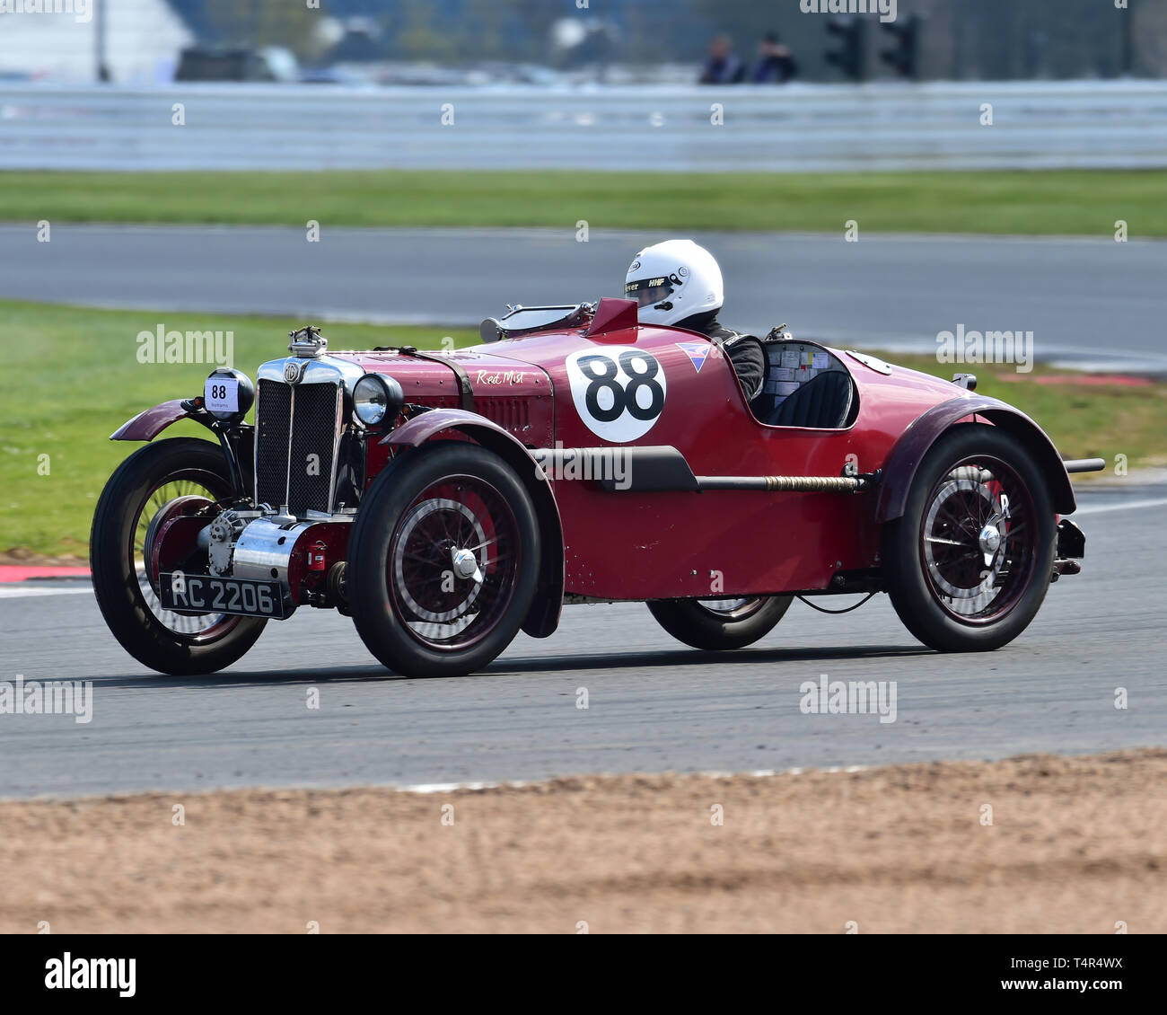 Charles Goddard, MG PA-PB, Silverstone Trophy race, pre-war sports cars ...