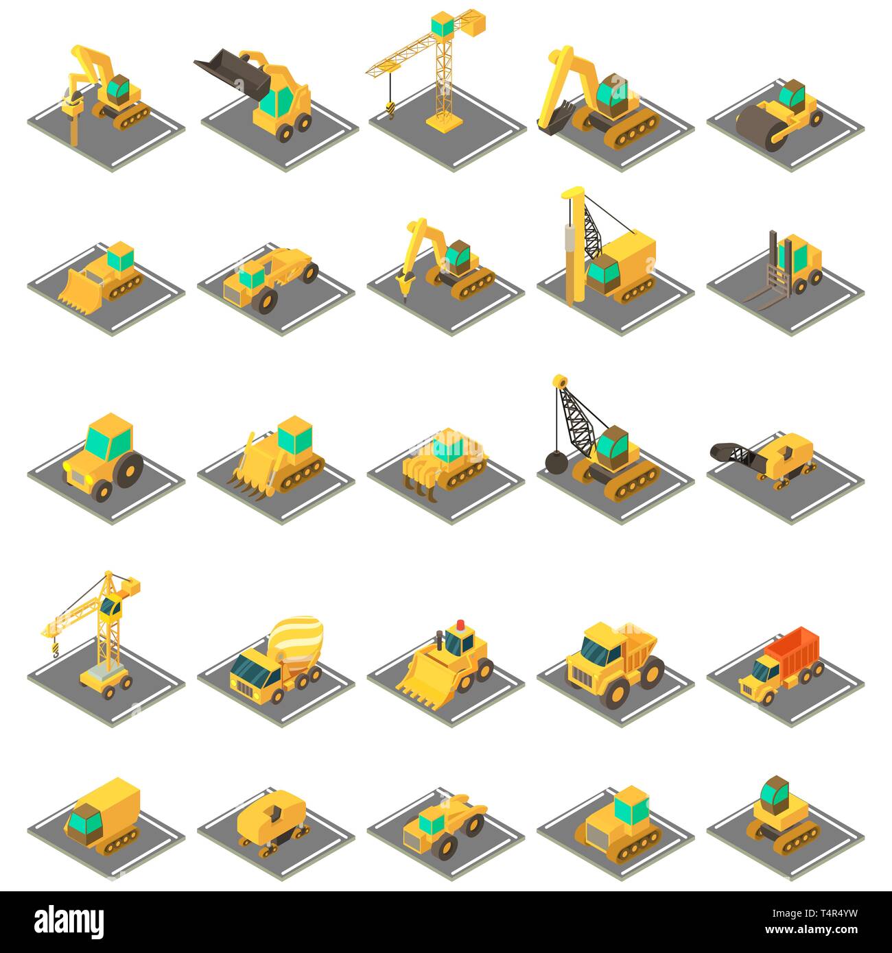Machine for structural engineering Stock Vector Images - Alamy
