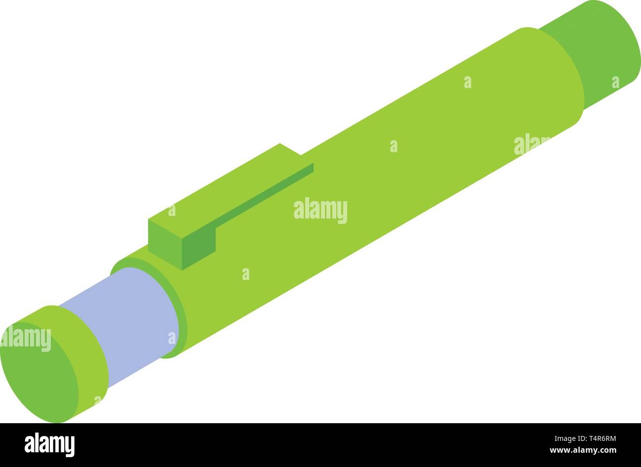 Green pen marker icon, isometric style Stock Vector Image & Art - Alamy