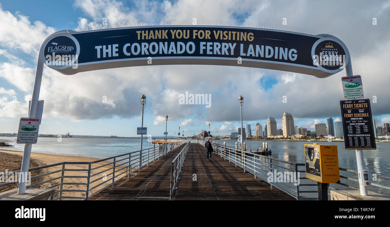 Coronado island ferry pier hi-res stock photography and images - Alamy