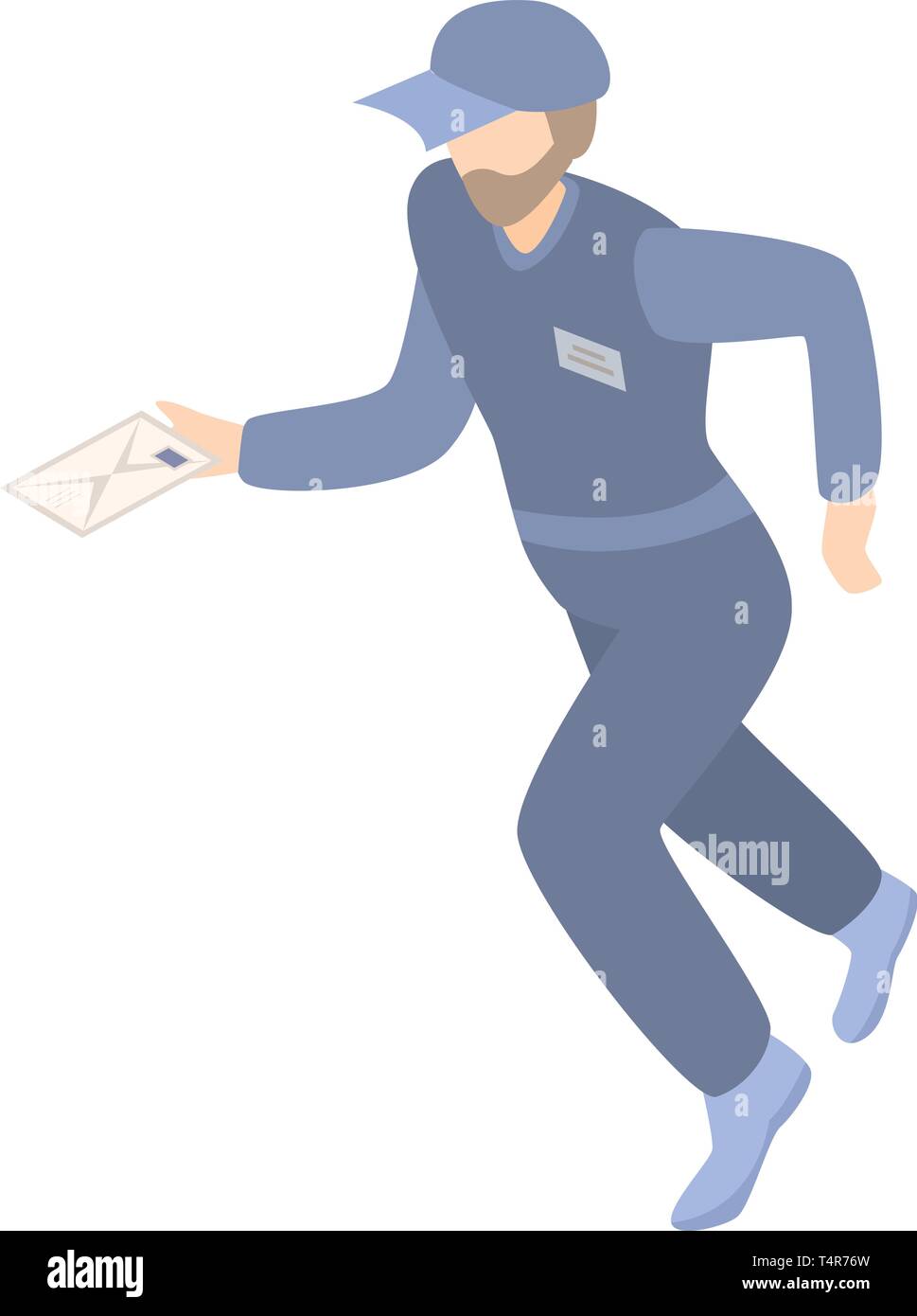 Cartoon character mail running hi-res stock photography and images - Alamy