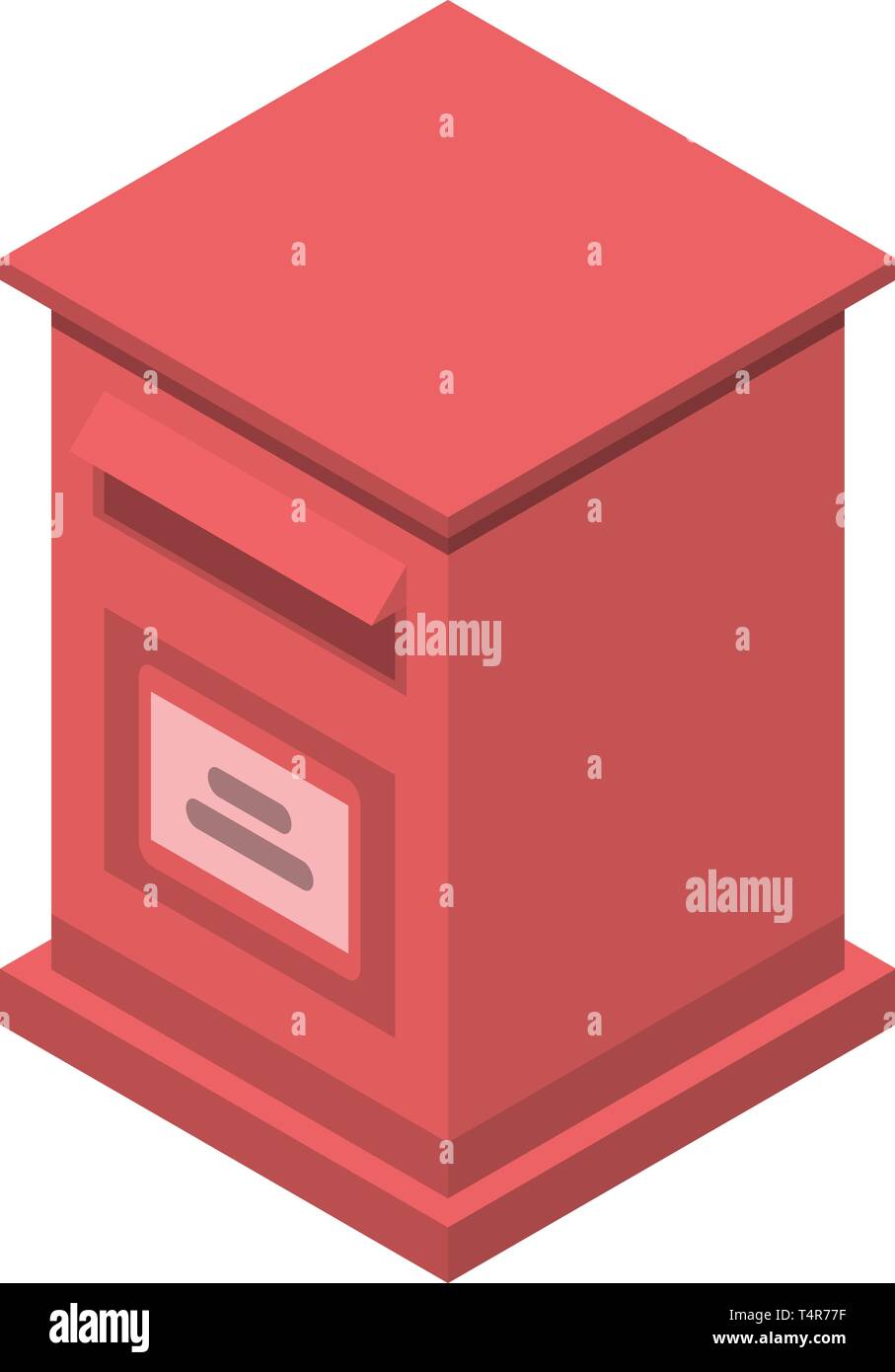 Red post box uk Stock Vector Images - Alamy
