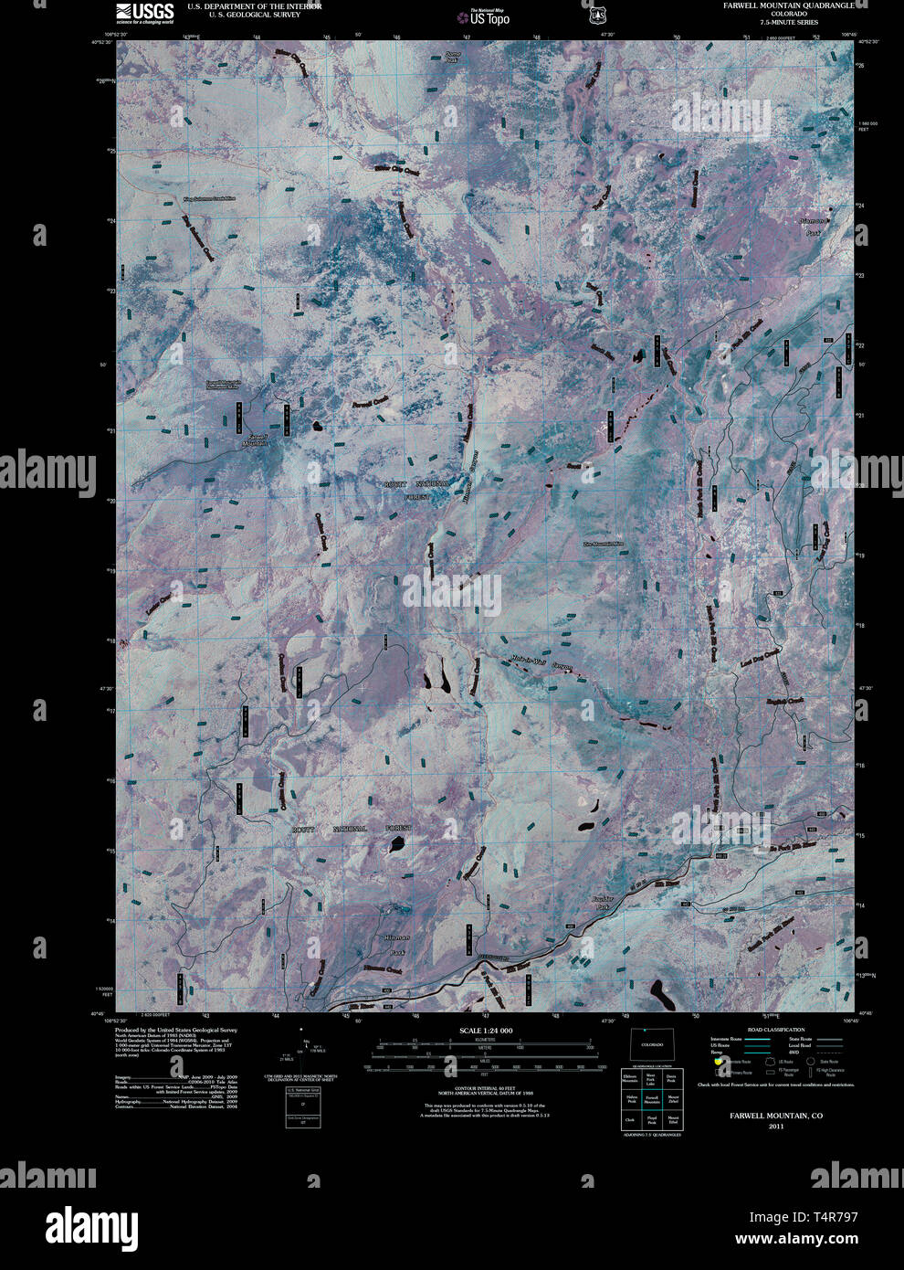 Map of farwell hi-res stock photography and images - Alamy