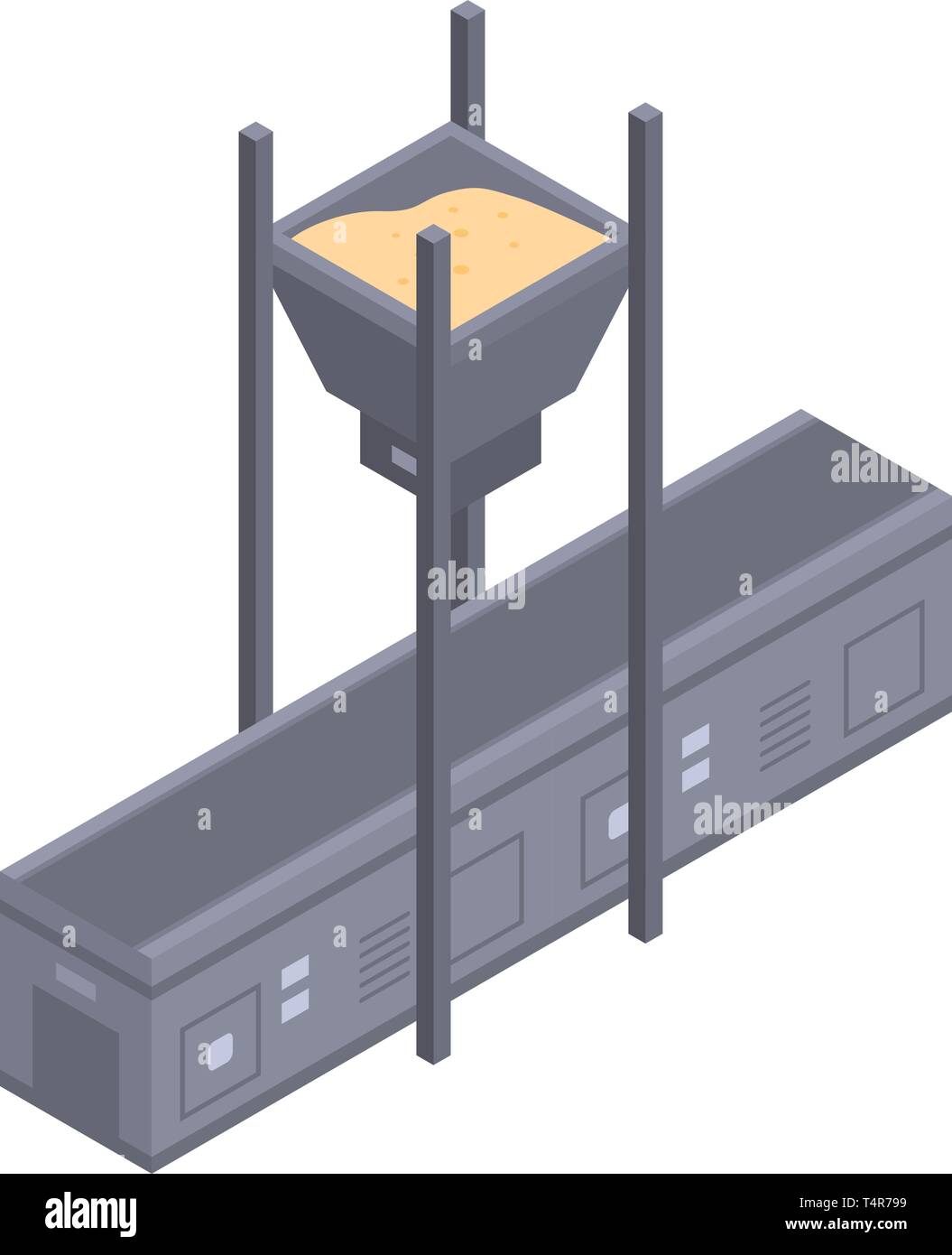 Production line coffee factory Stock Vector Images - Alamy