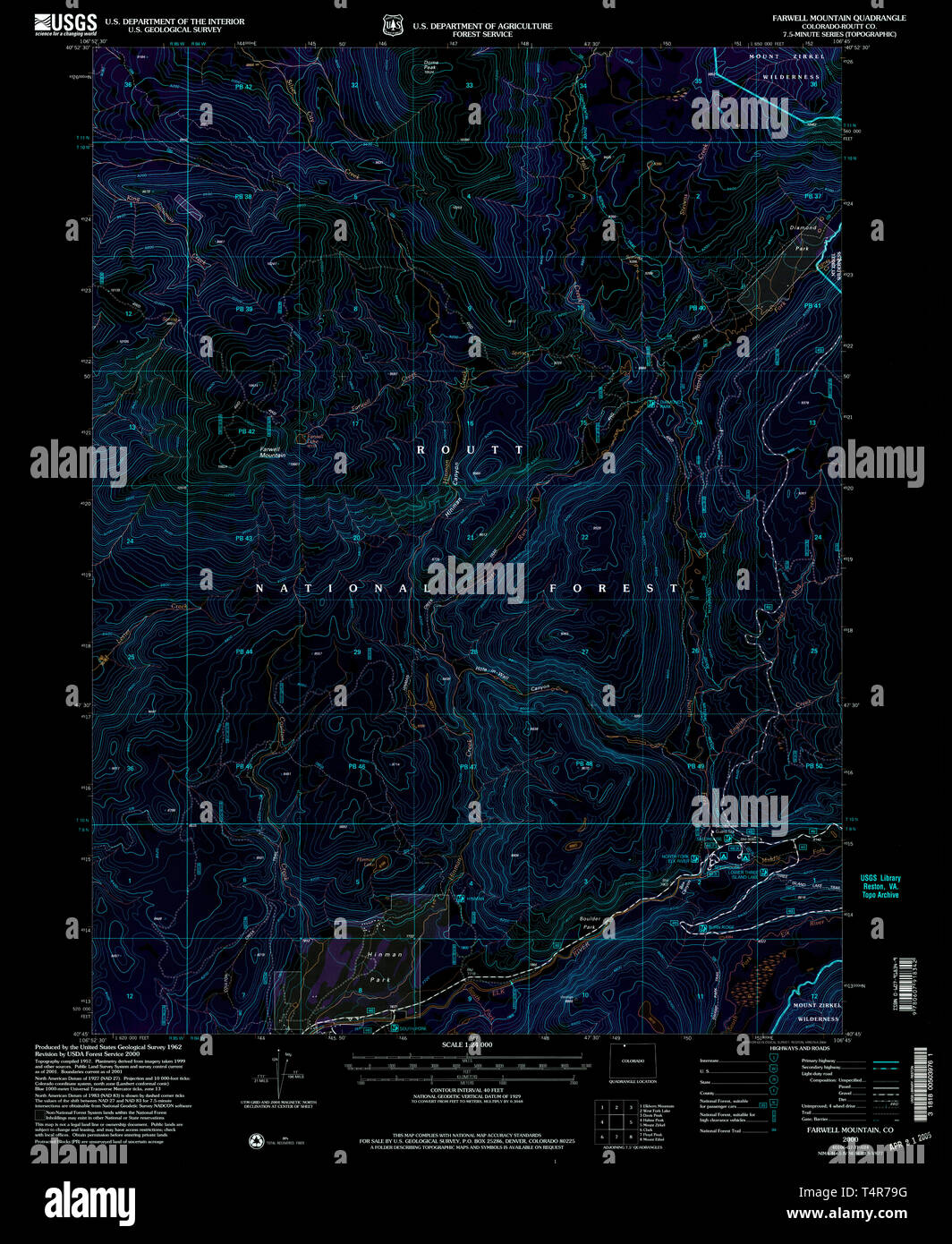 Map of farwell hi-res stock photography and images - Alamy