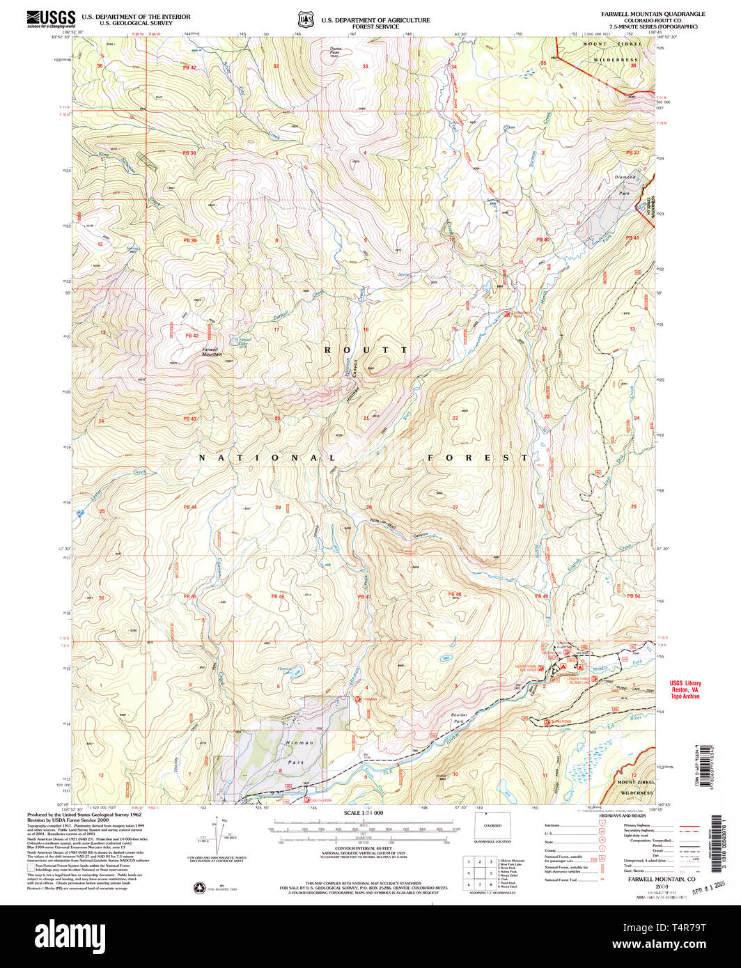 Map of farwell hi-res stock photography and images - Alamy