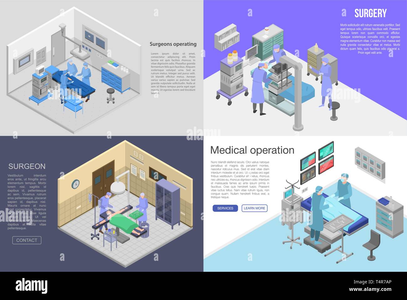 Operating theatre lamp Stock Vector Images - Alamy