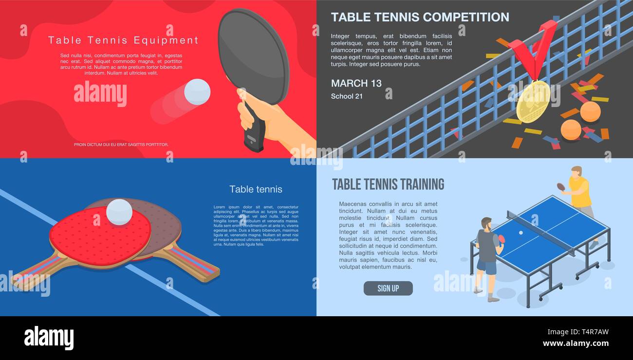 Boy playing table tennis Stock Vector Images - Alamy