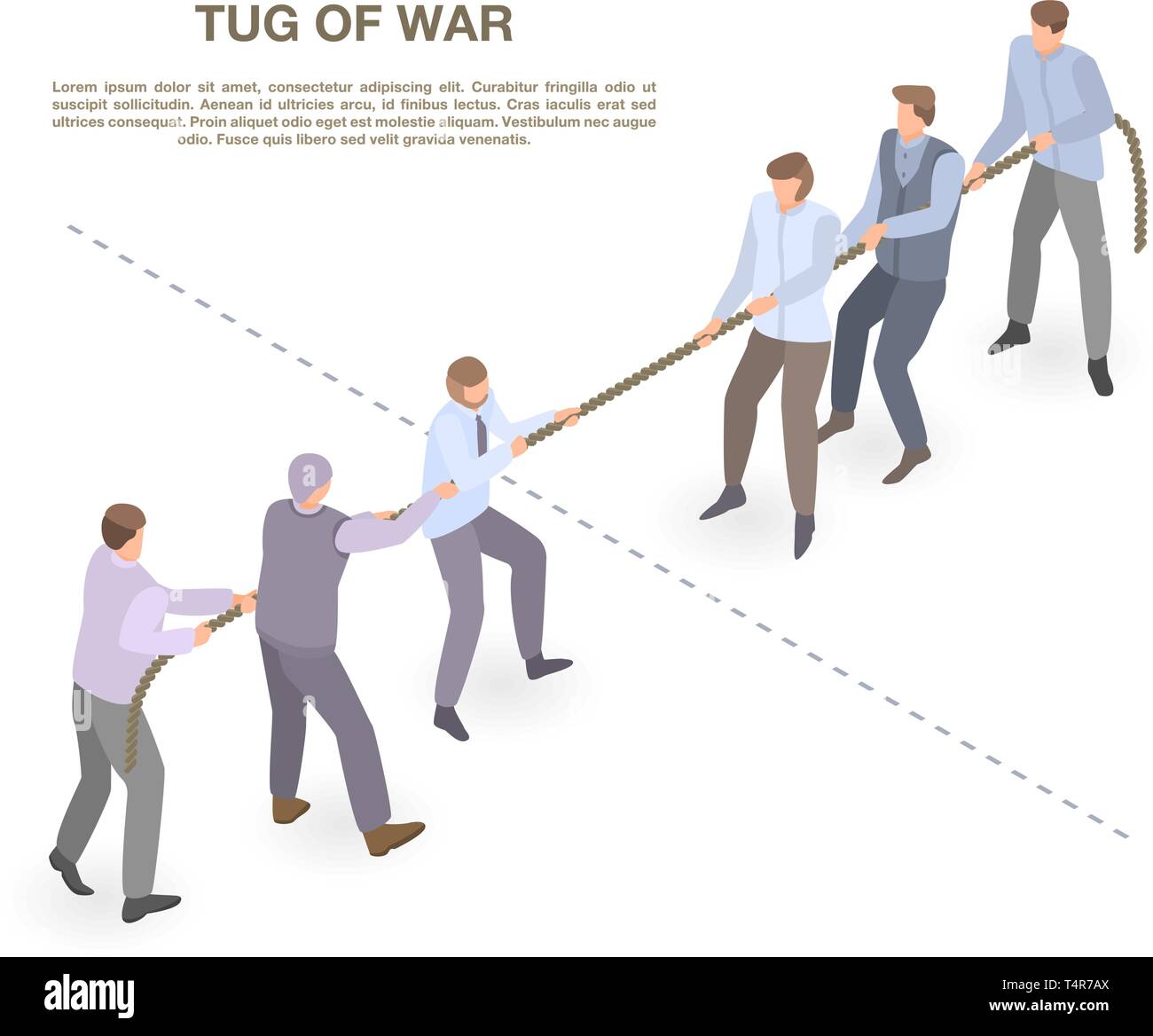 Tug Of War Stock Vector Images - Alamy