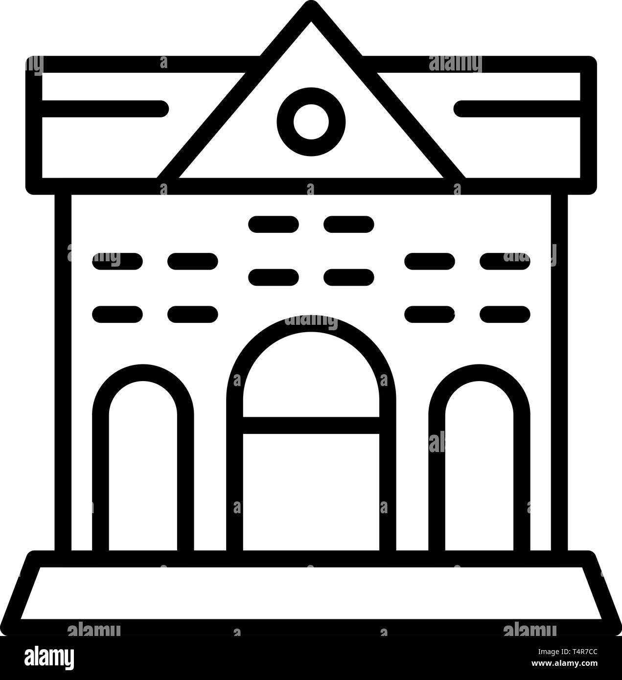 Lawyers courthouse icon, outline style Stock Vector Image & Art - Alamy