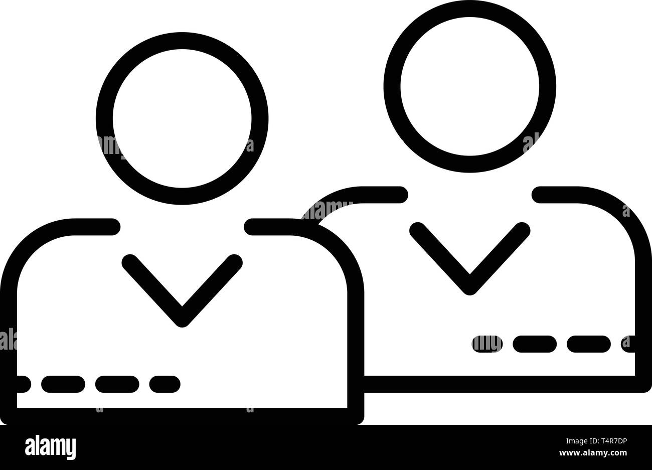 Customer service support agents Stock Vector Images - Alamy