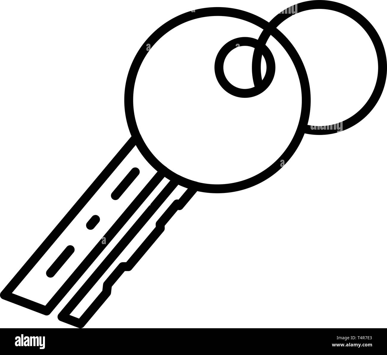 Car key icon, outline style Stock Vector Image & Art - Alamy