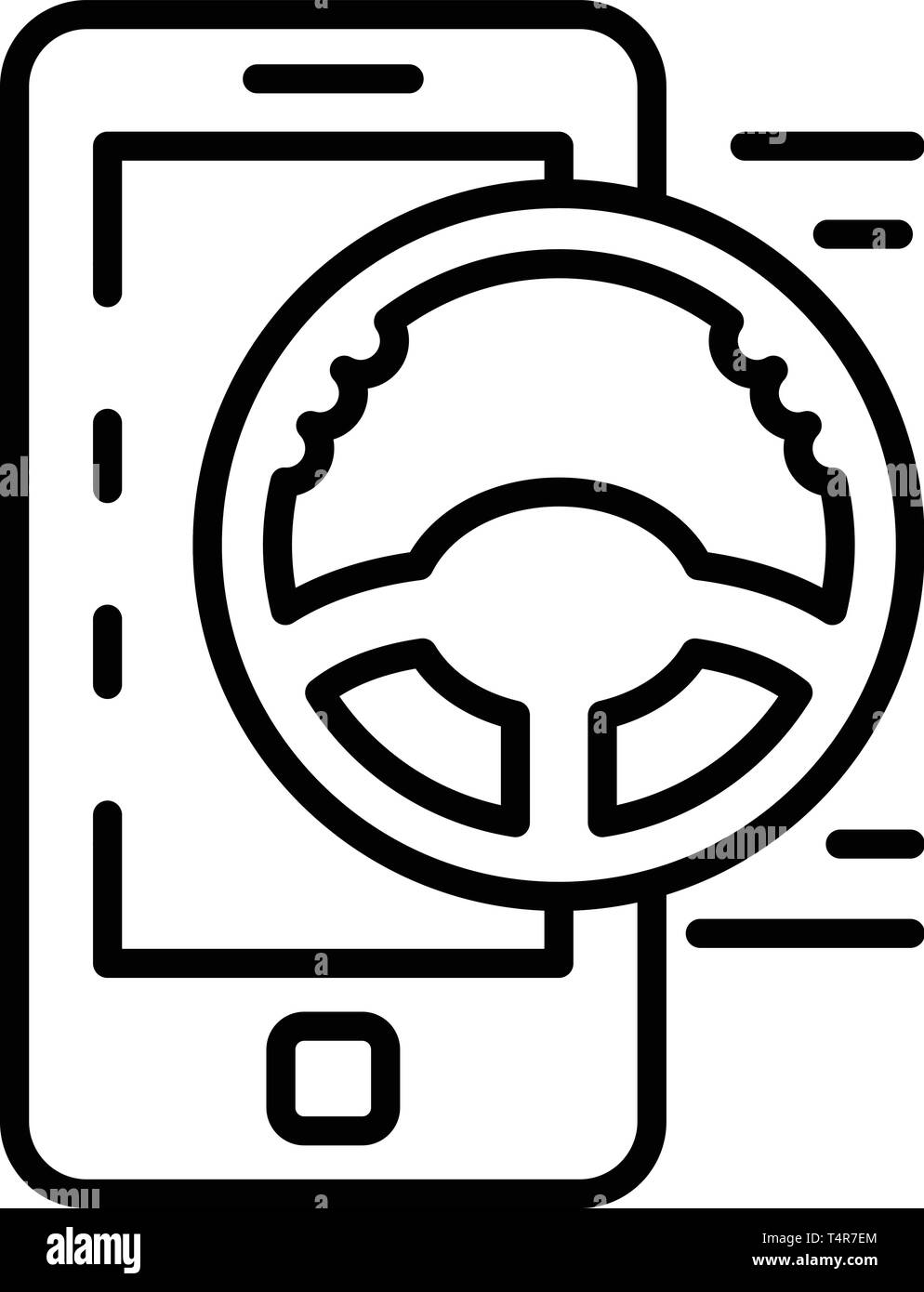 Black icon car sharing Stock Vector Images - Alamy