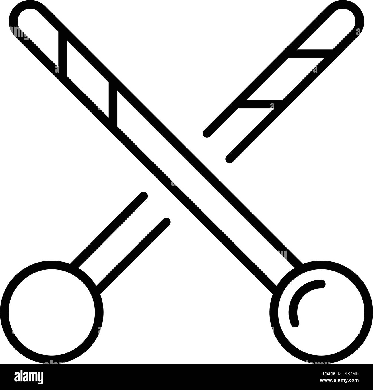 Outdoor croquet game Stock Vector Images - Alamy