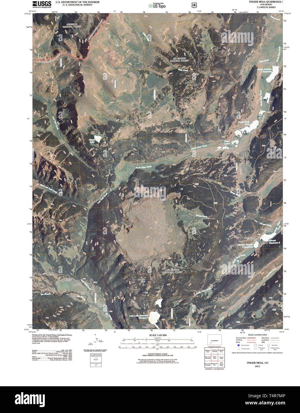 Mesa colorado map hi-res stock photography and images - Alamy