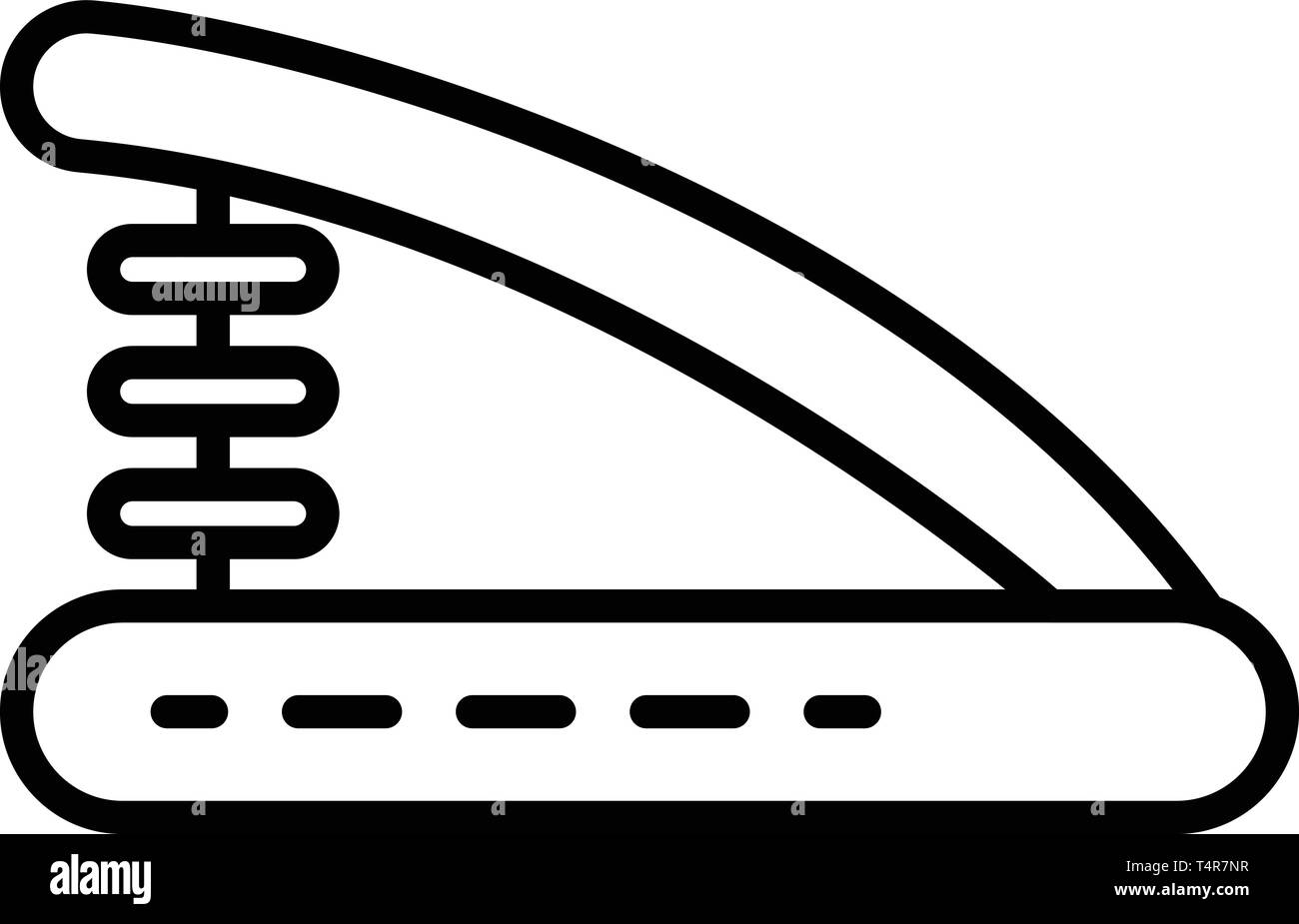 Gymnastic springboard icon, outline style Stock Vector Image & Art - Alamy