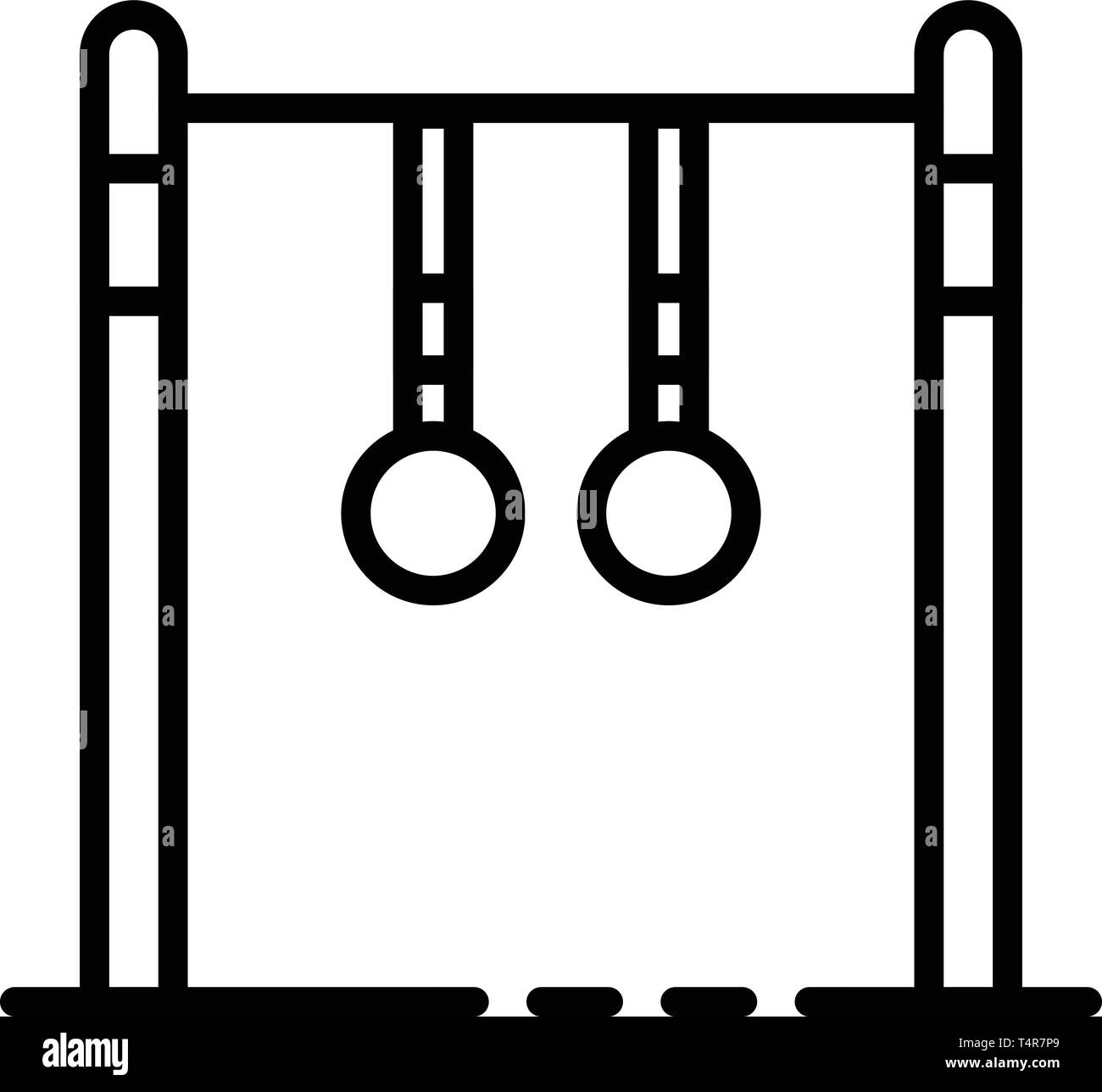 Horizontal crossbar Stock Vector Images - Alamy