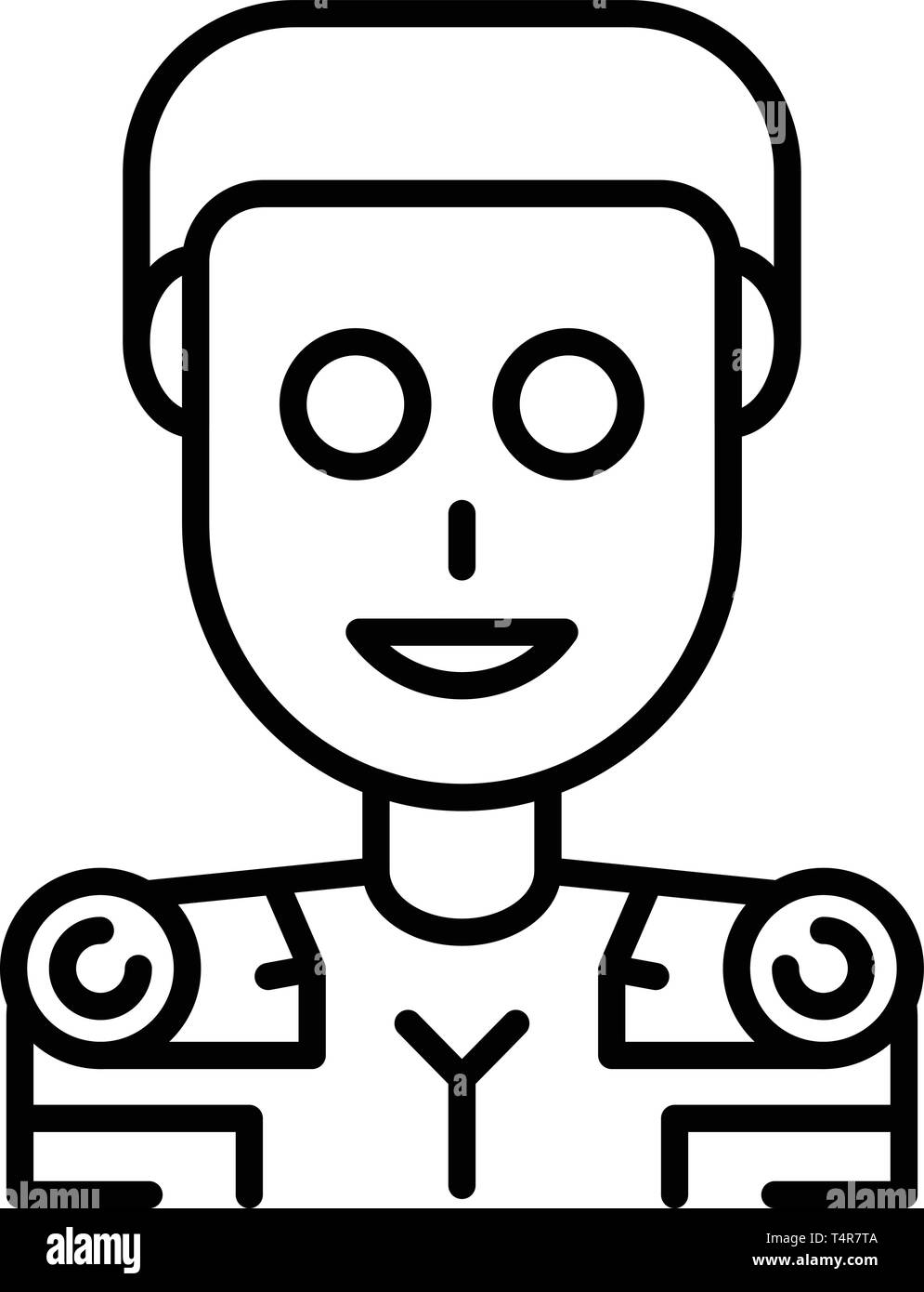 Humanoid icon, outline style Stock Vector Image & Art - Alamy Humanoid icon, outline style Stock Vector Image & Art - Alamy