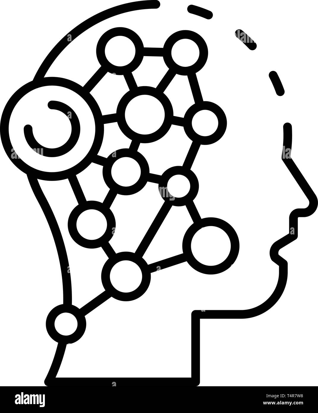 Machine learning facial Stock Vector Images - Alamy