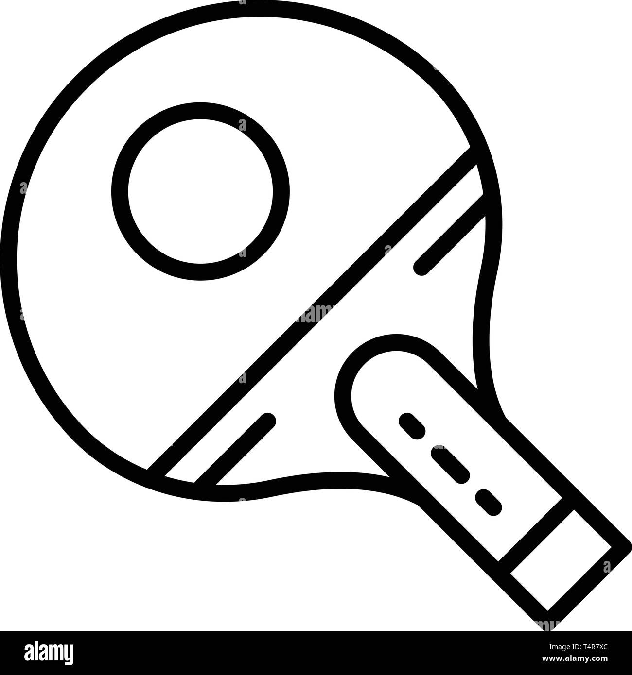 Tennis ball on bat Black and White Stock Photos & Images - Alamy