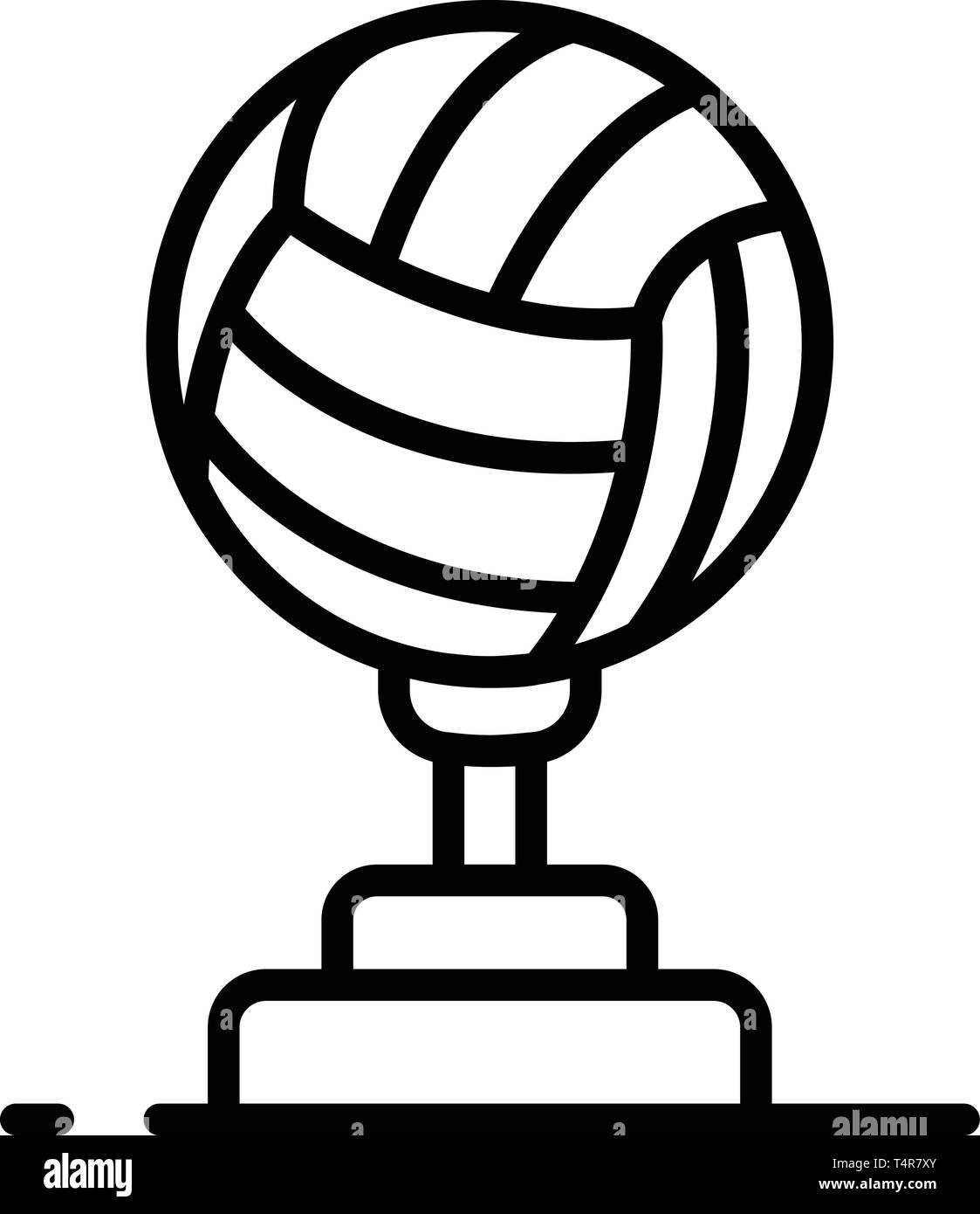 Volleyball cup icon, outline style Stock Vector Image & Art - Alamy