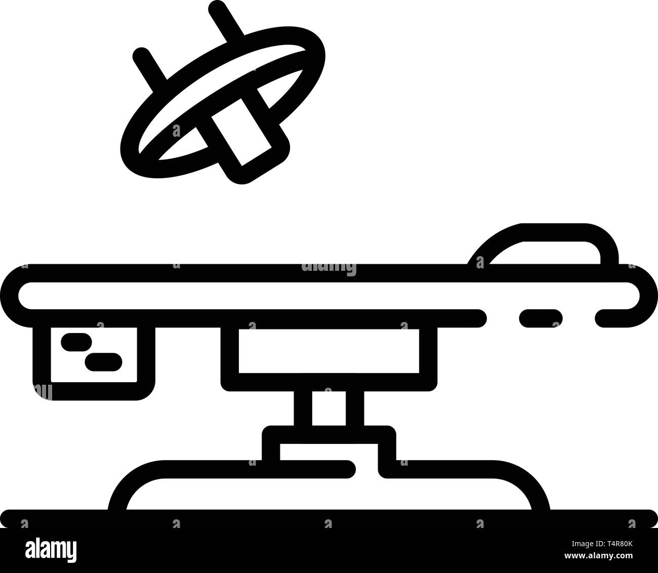 Operating table icon, outline style Stock Vector Image & Art - Alamy