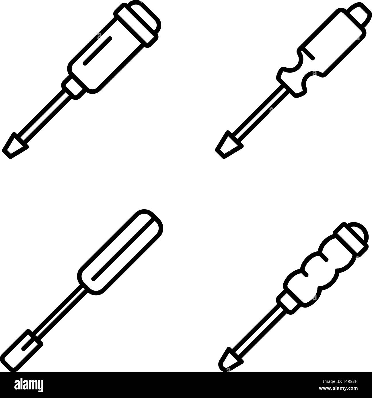 Cross head screwdriver Stock Vector Images - Alamy
