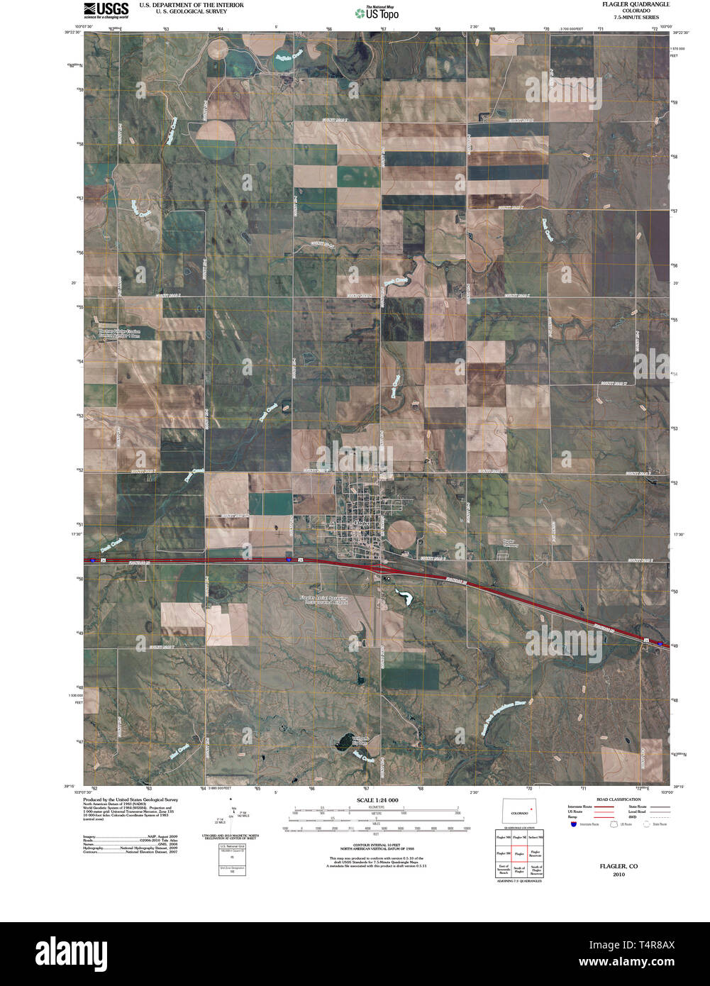 Flagler colorado map hi-res stock photography and images - Alamy