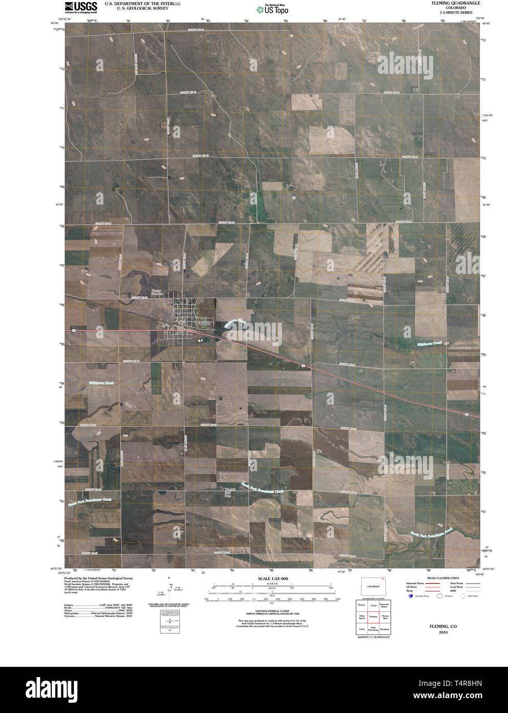 Map of fleming hi-res stock photography and images - Alamy