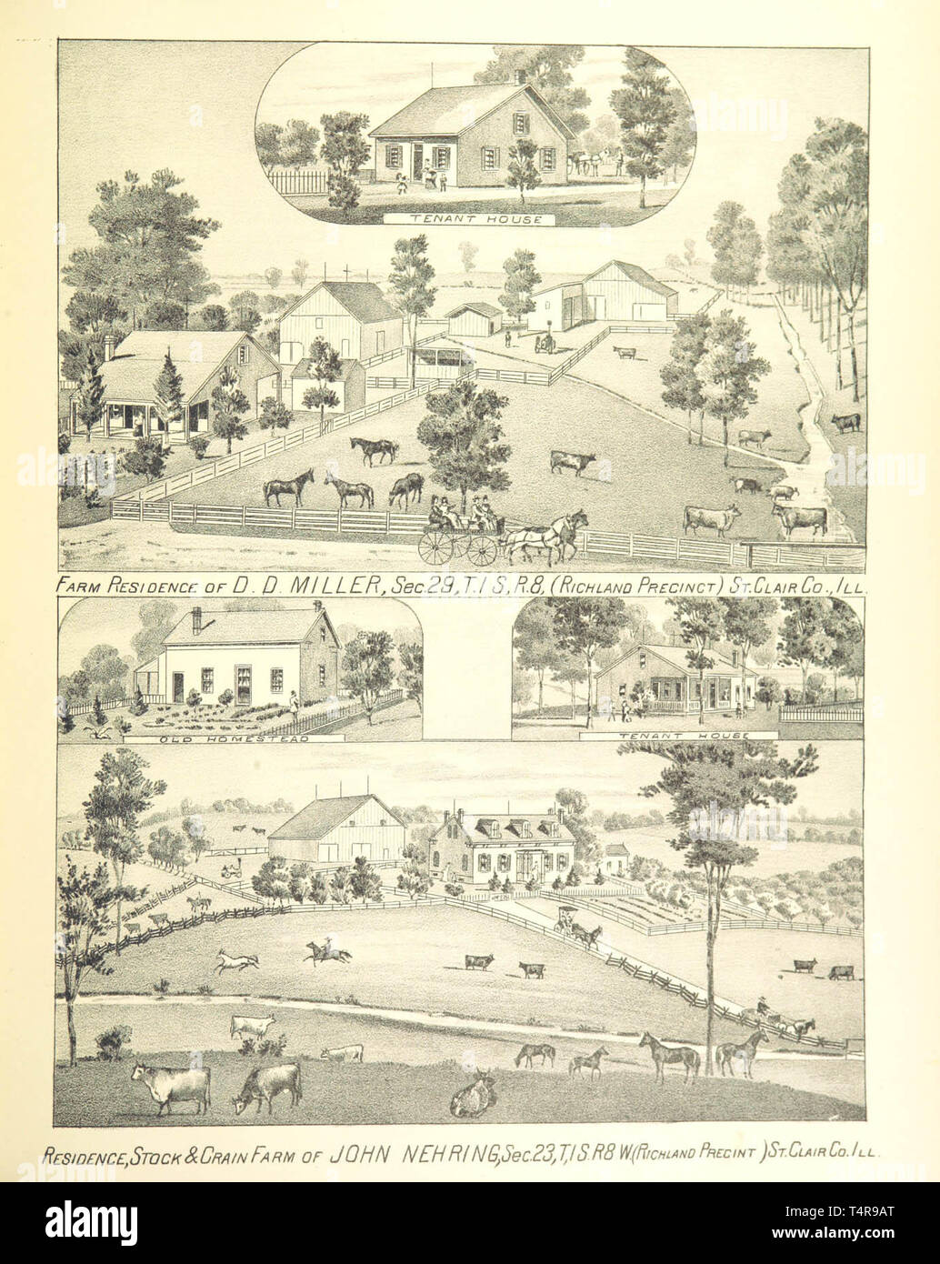 History of St. Clair County Illinois Stock Photo - Alamy