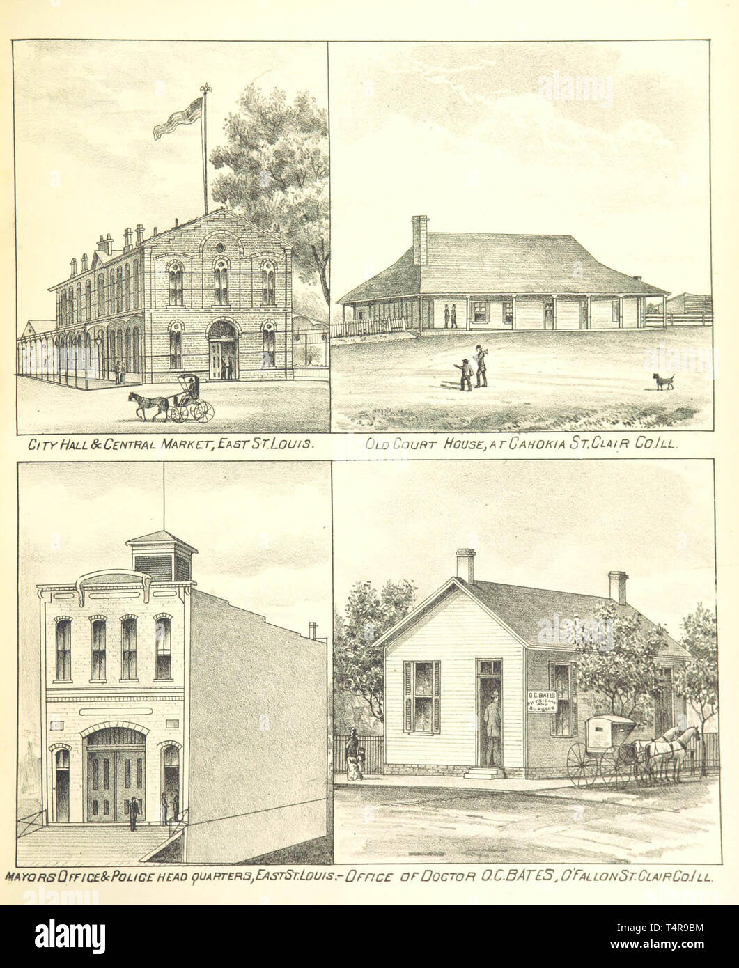 History of St. Clair County Illinois Stock Photo - Alamy