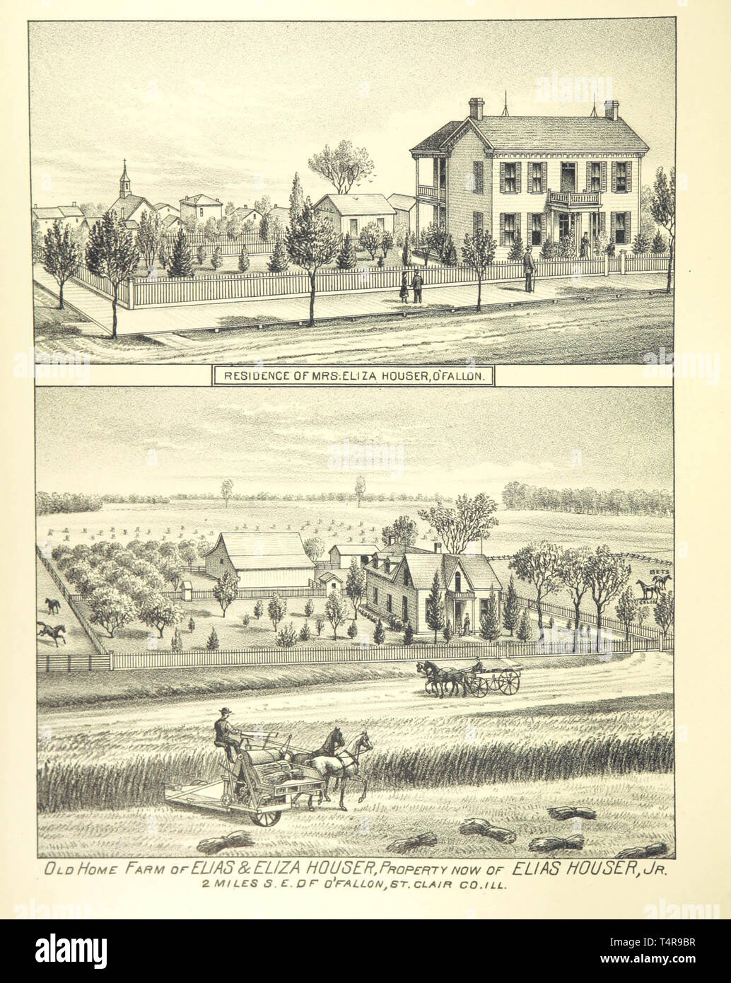 History of St. Clair County Illinois Stock Photo - Alamy