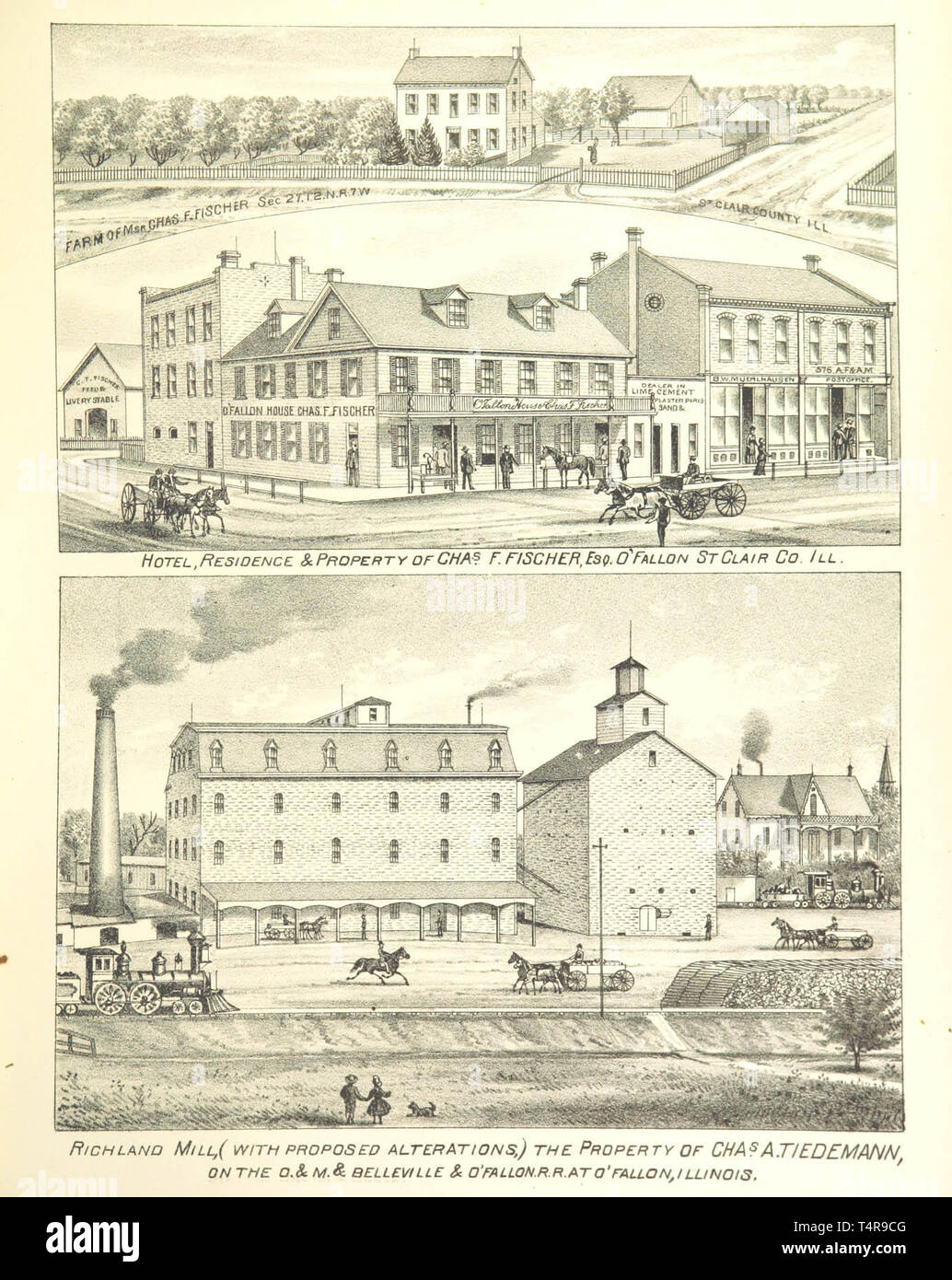 History of St. Clair County Illinois Stock Photo - Alamy