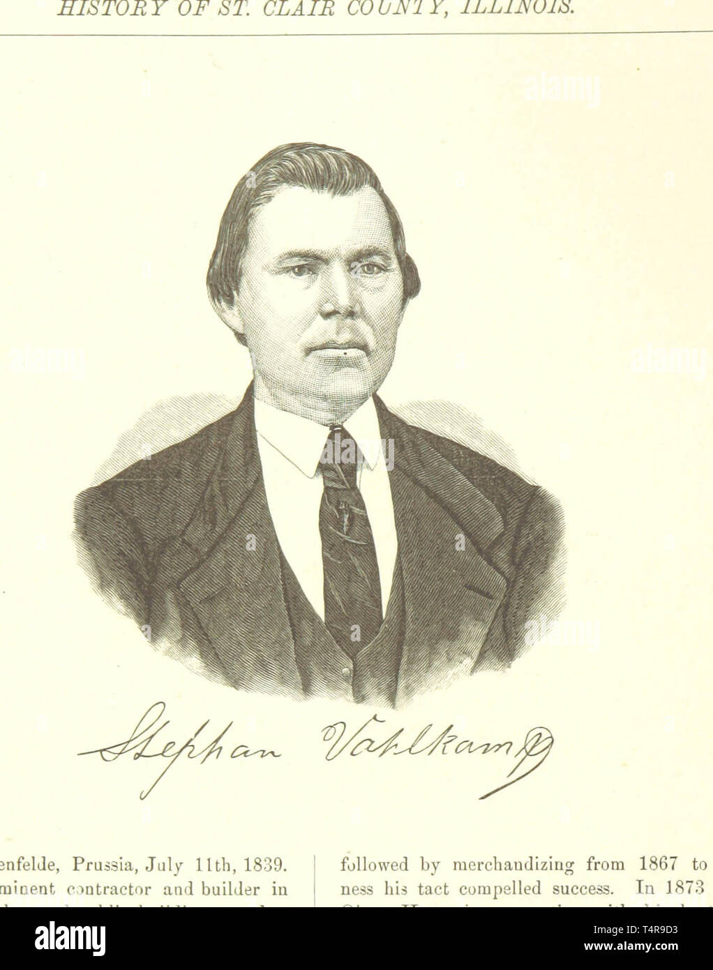 History of St. Clair County Illinois Stock Photo - Alamy