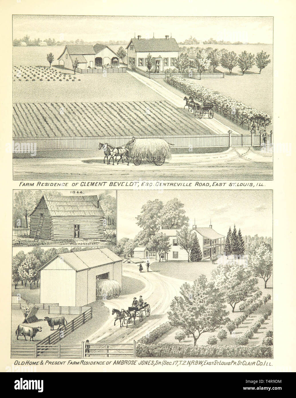 History of St. Clair County Illinois Stock Photo - Alamy