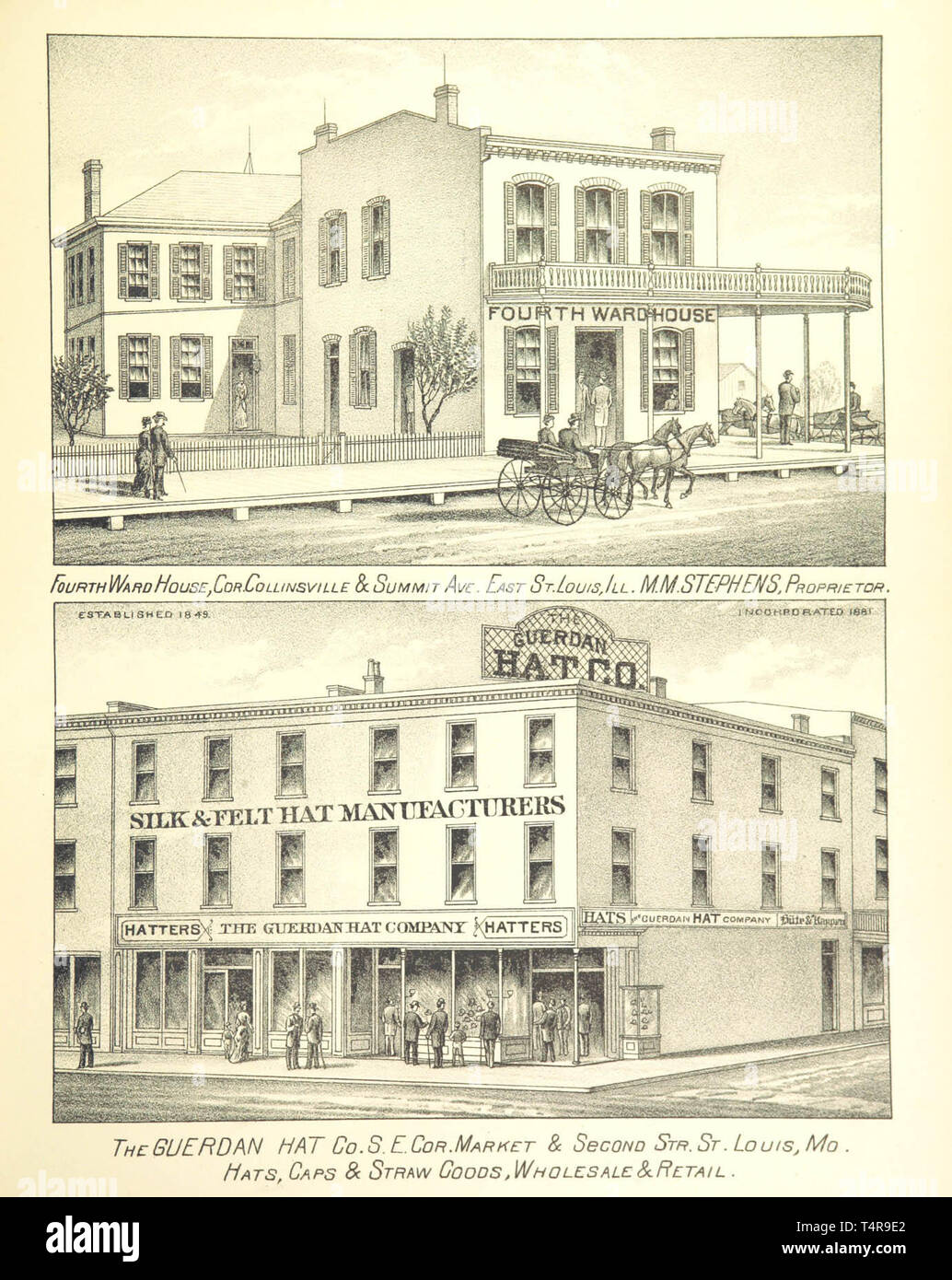 History of St. Clair County Illinois Stock Photo - Alamy