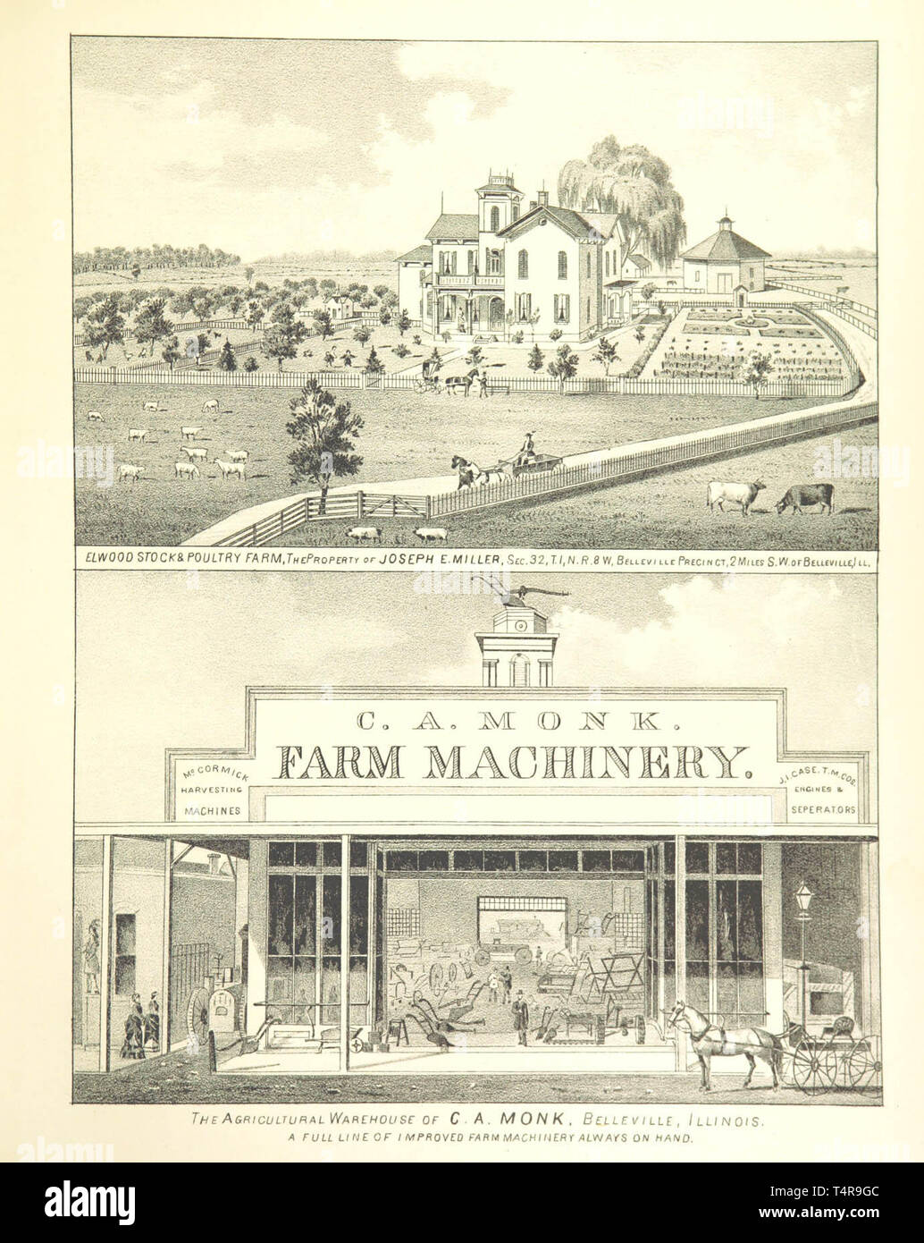 History of St. Clair County Illinois Stock Photo - Alamy