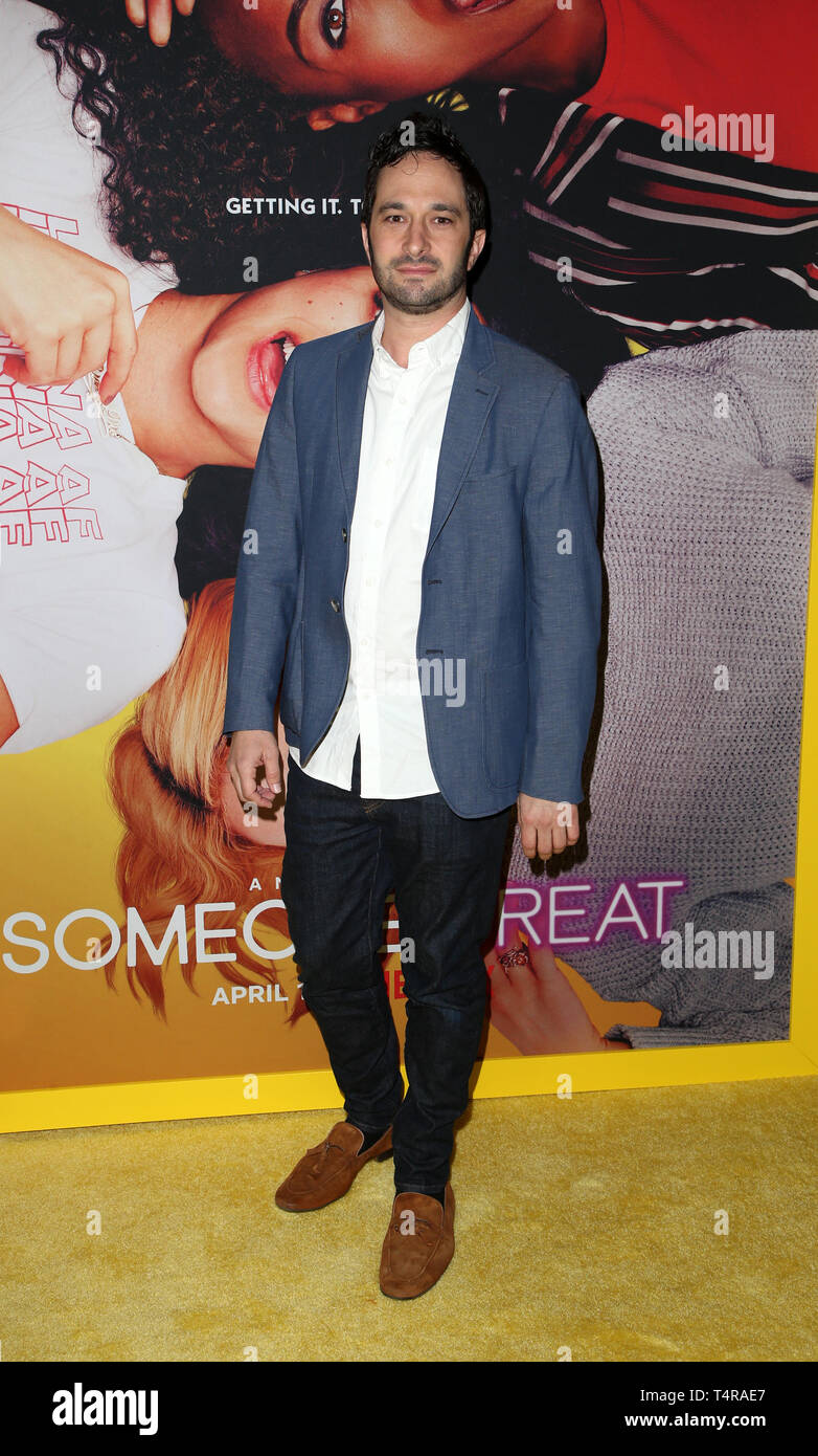 Los Angeles, California, USA. 17th Apr, 2019. Aaron Wolf, arrives at ...