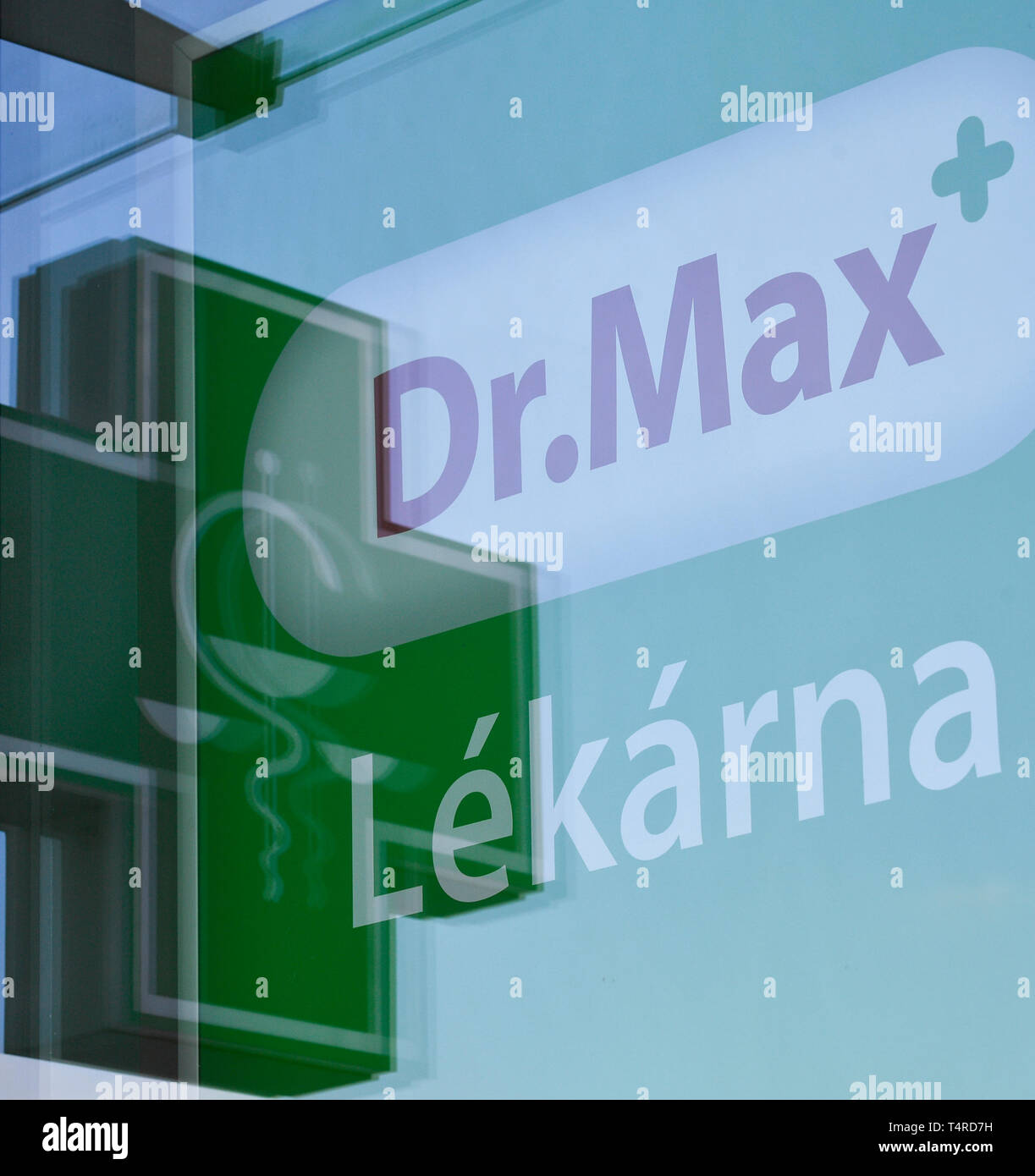 Prague, Czech Republic. 17th Apr, 2019. Dr. Max pharmacy chain, a ...